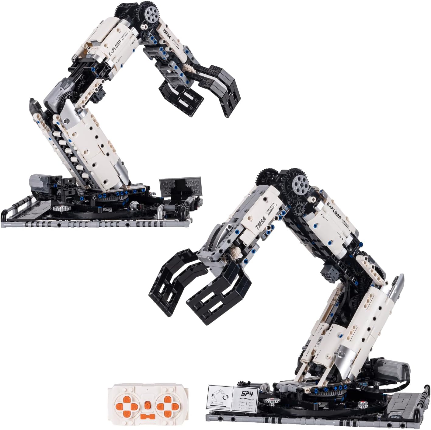 Amazon.com: UNCLE BRICK Technical Robot Arm Building Kit,STEM Toys for ...