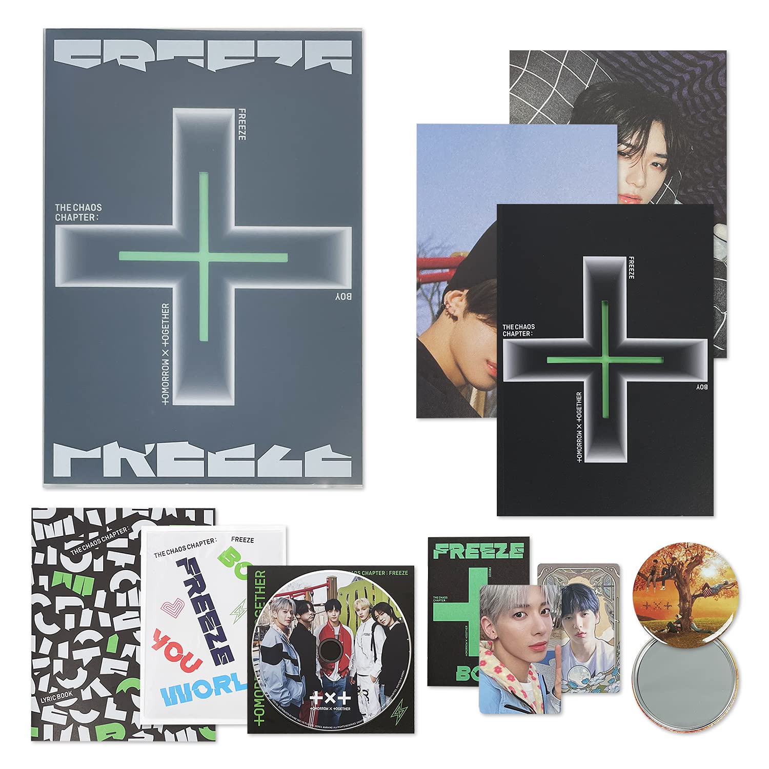TXT - TXT The 2nd Album - THE CHAOS CHAPTER : FREEZE [ BOY ver. ] CD ...