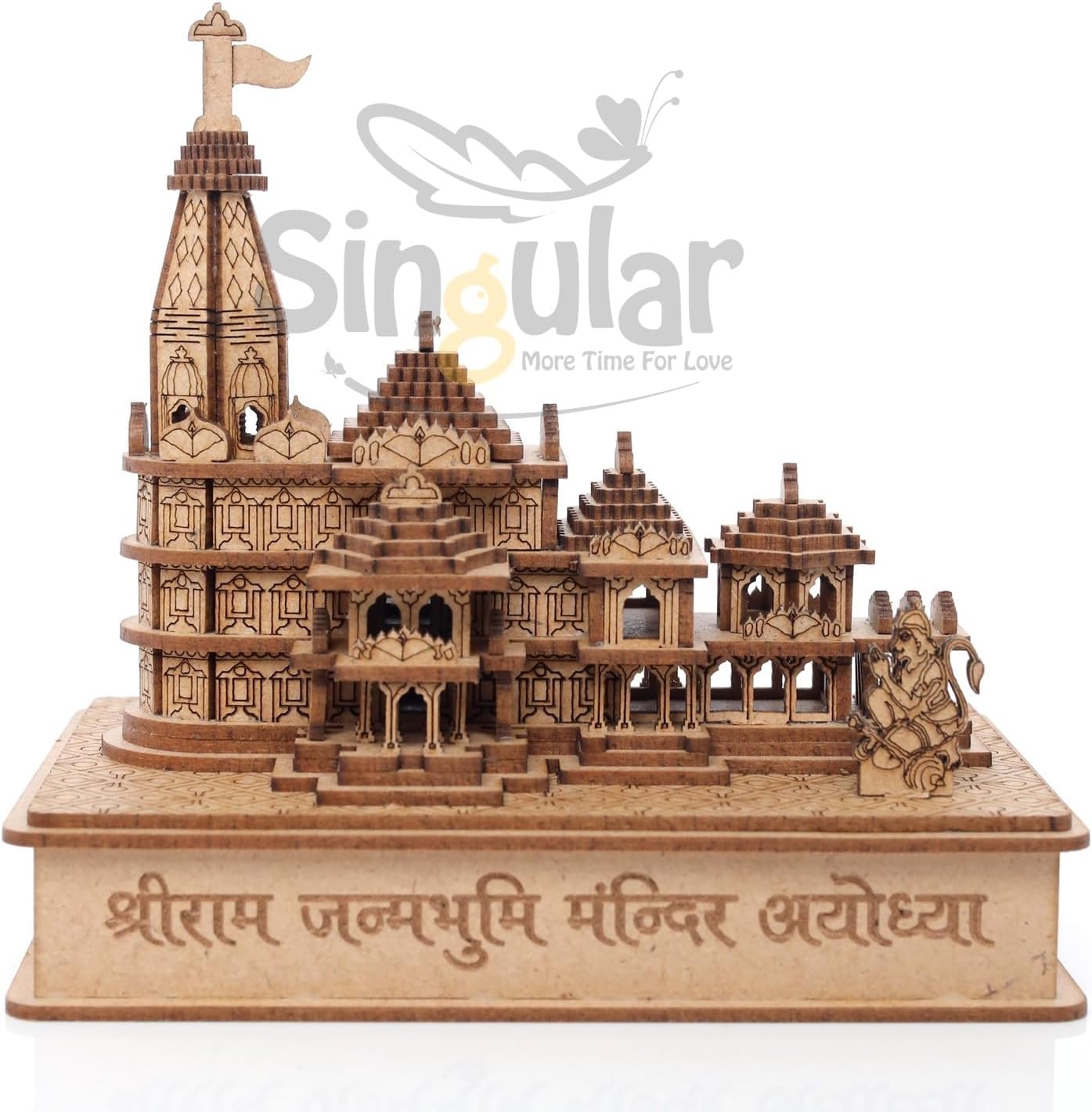 Buy Devgange Shree Ram Janmbhoomi Wooden Temple, Ayodhya Online at Low ...