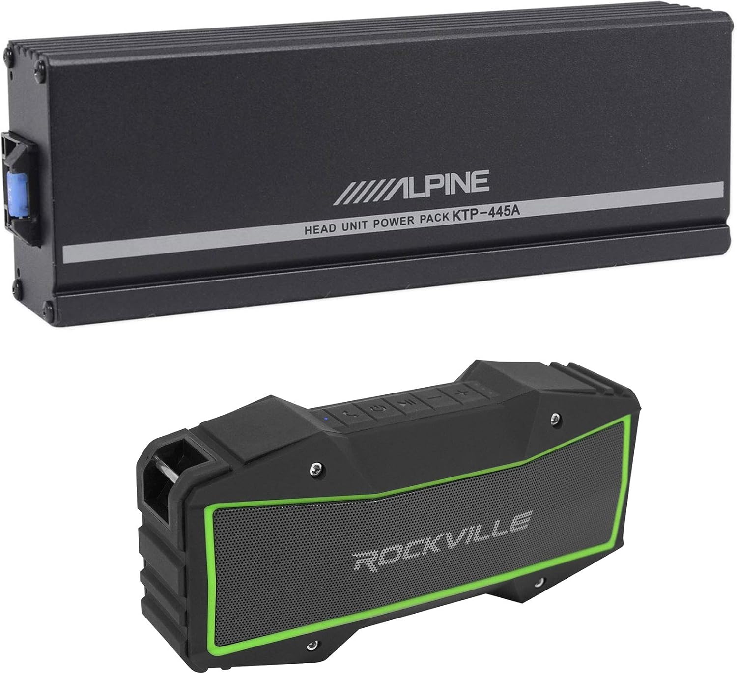 Amazon.com: Alpine KTP-445A Head Unit Power Pack - Adds 45x4 RMS to ...