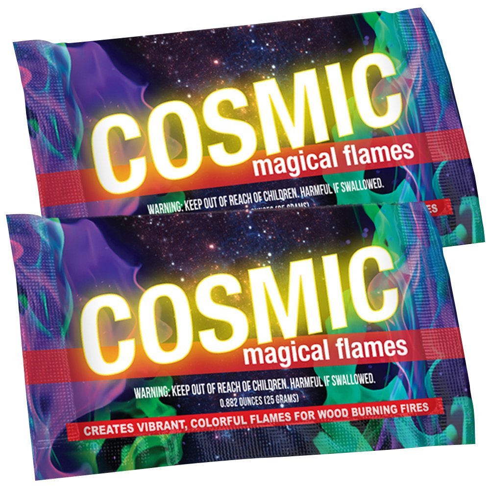 Magical Flames Cosmic Fire Color Packets - Pack of 25 Colorful Fire ...