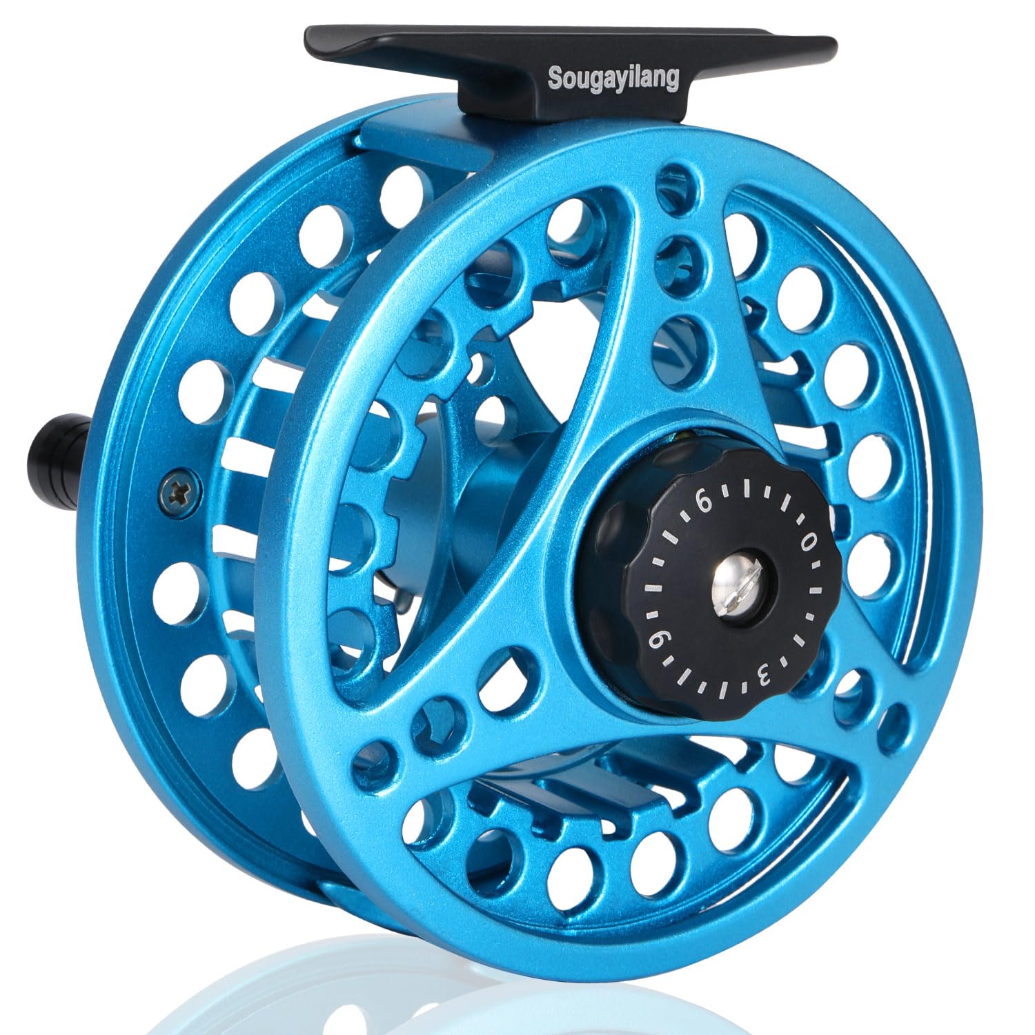 Sougayilang Fly Fishing Reel, Die Cast Aluminum Fly Reel, 5/6, 7/8 ...