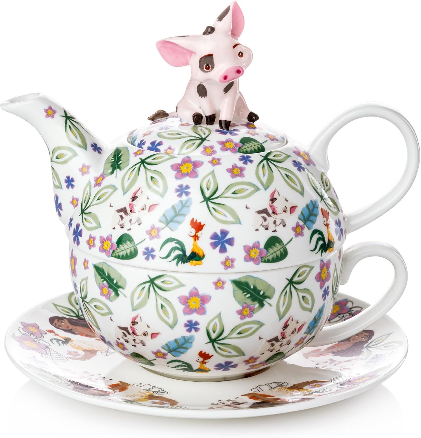 Amazon.com | The English Ladies Disney Stitch Moana Tea for One Set ...