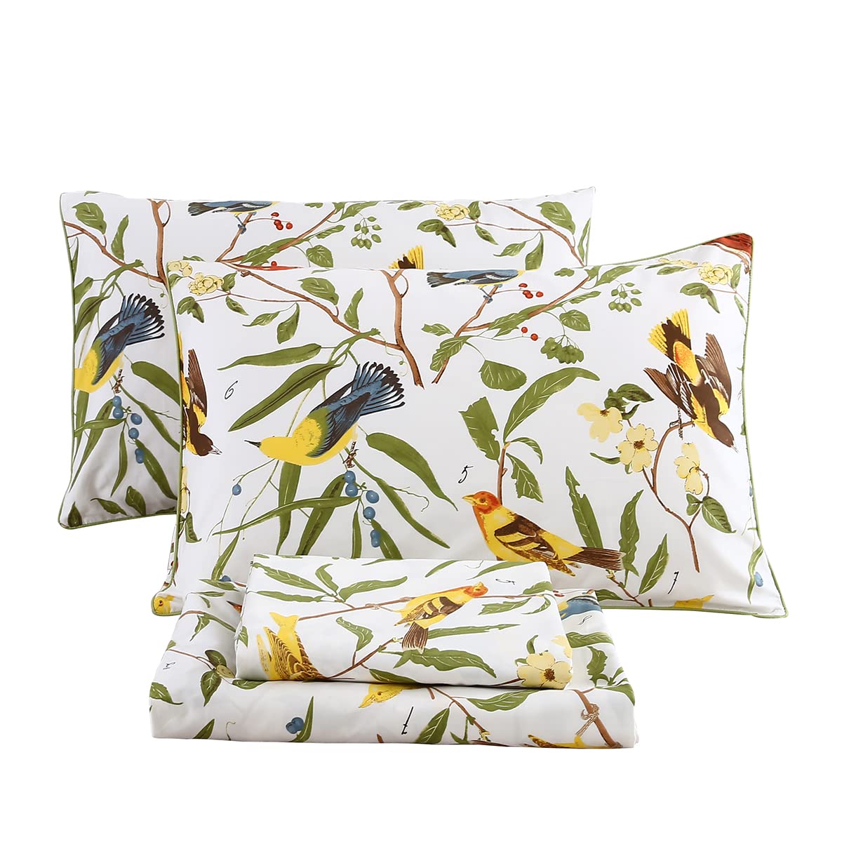 Pottery Barn Spring Bird Sheet The Gilded Bird Spring Toile Blue