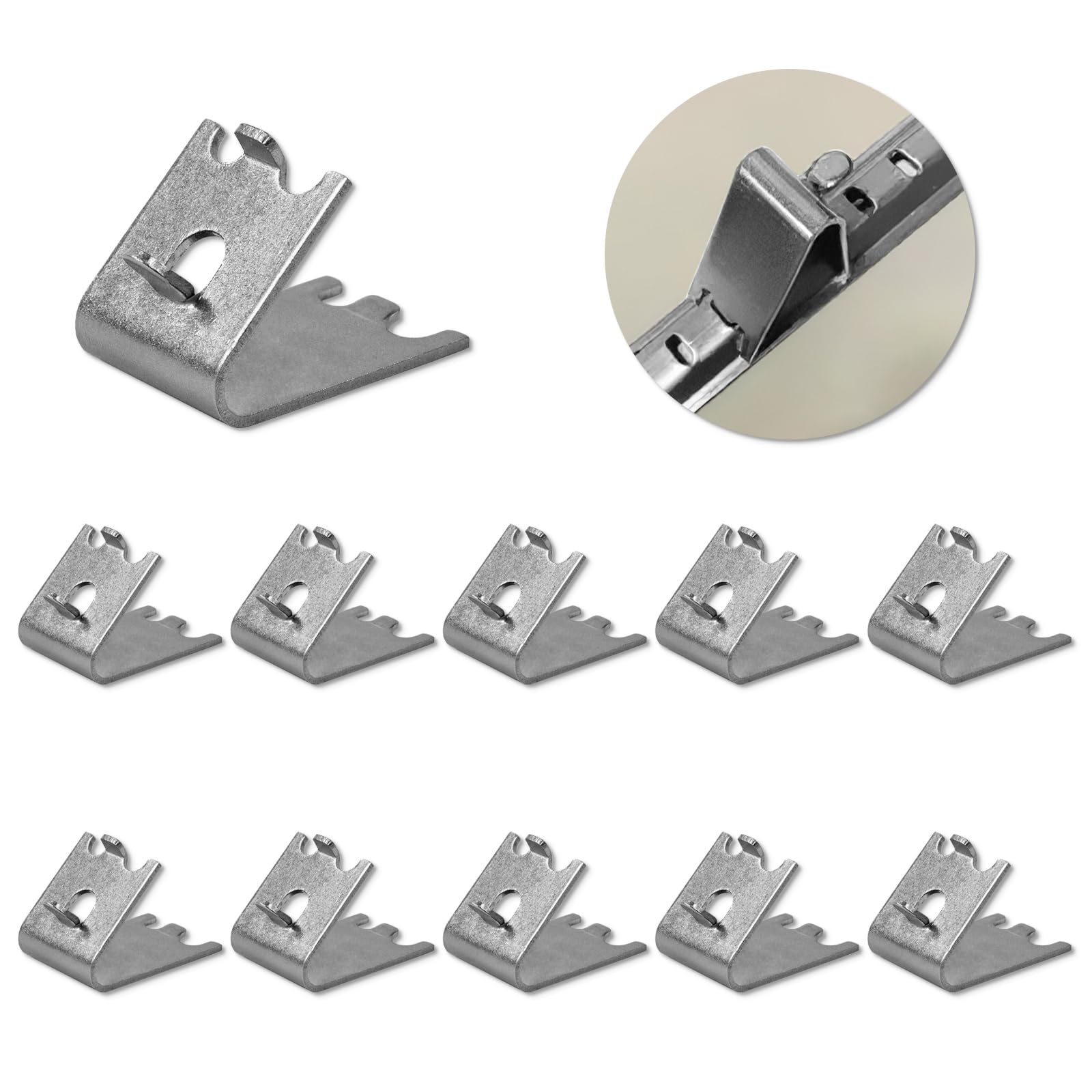 Amazon.com: 12 pcs Freezer Shelf Clip, Fridge Cooler Shelf Support, 304 ...