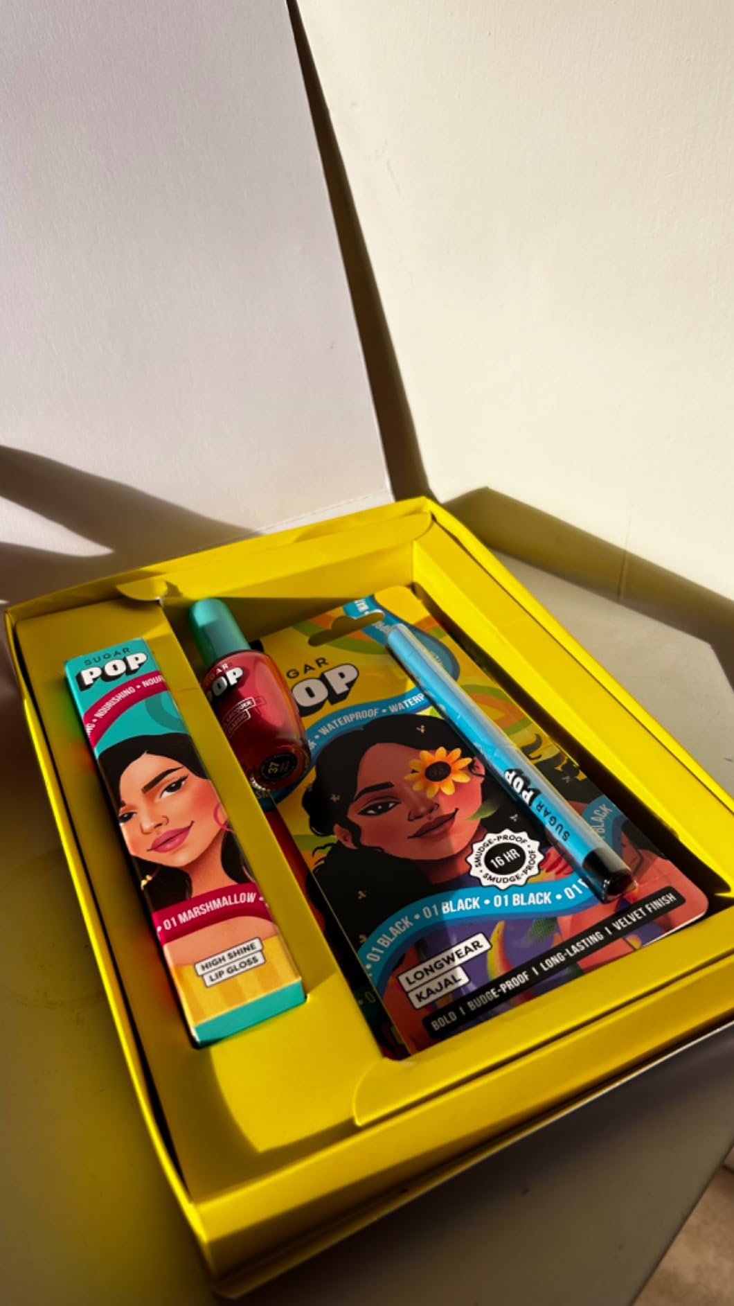 SUGAR POP My First Makeup Kit | Gift Set for Women | Kajal, Eyeliner ...