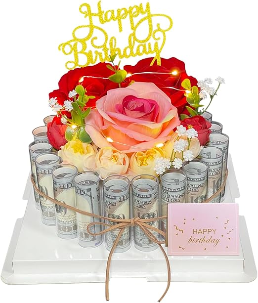 Amazon.com: DTESL Gifting Cash Gift Boxes,Happy Birthday Day Money Gift ...