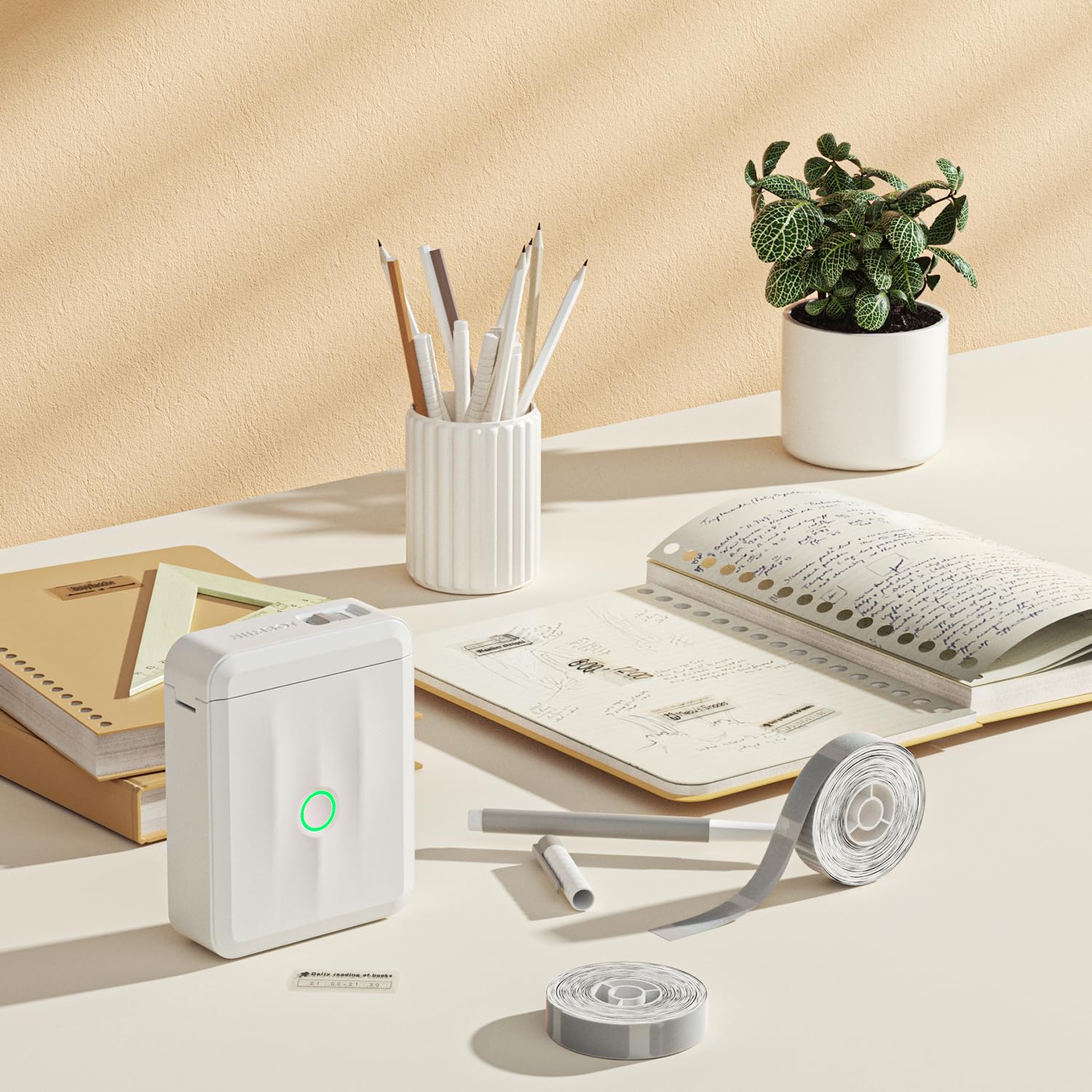 Snapklik.com : NIIMBOT D110 Label Maker Tape Adhesive Clear Label Paper ...