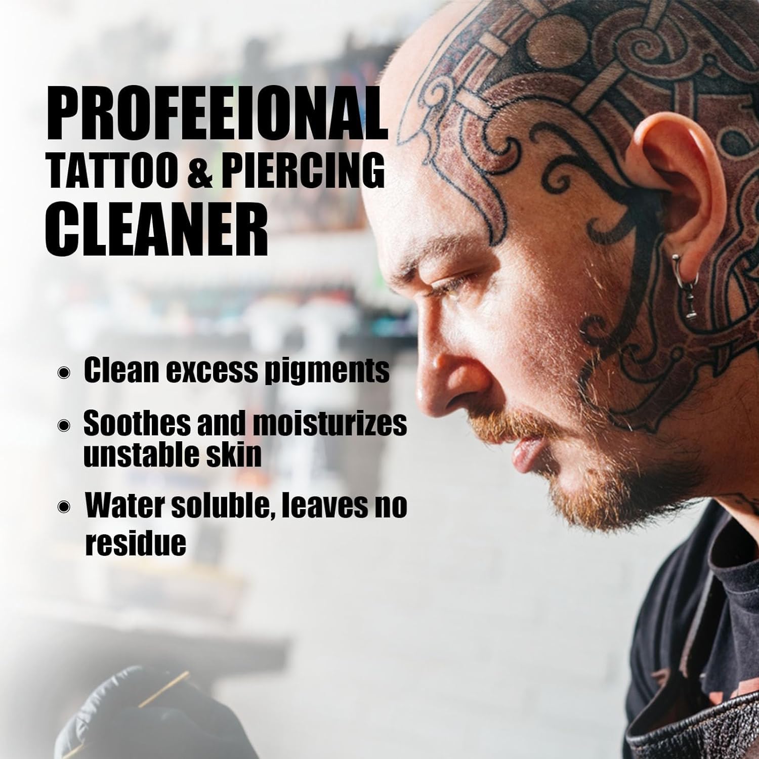 Tattoo Cleaner 200 ml, YOKACOS Soap Tattoo Colour Cleaning for Skin ...