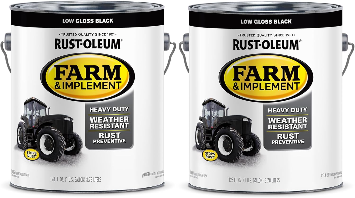 Amazon.com: Rust-Oleum 280168-2PK Farm & Implement Enamel Paint, Gallon ...