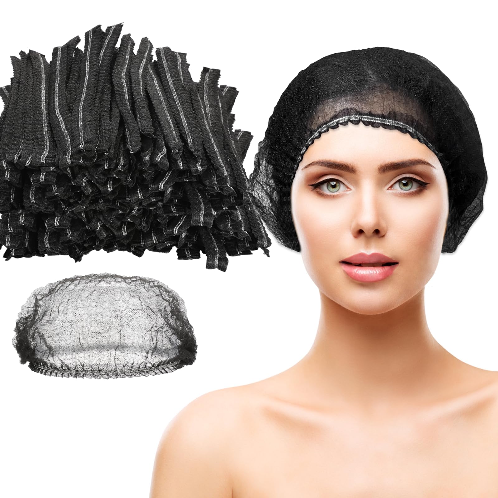 Amazon.com: Retainbre 500 Pcs Disposable Hair Nets Bouffant Caps Bulk ...
