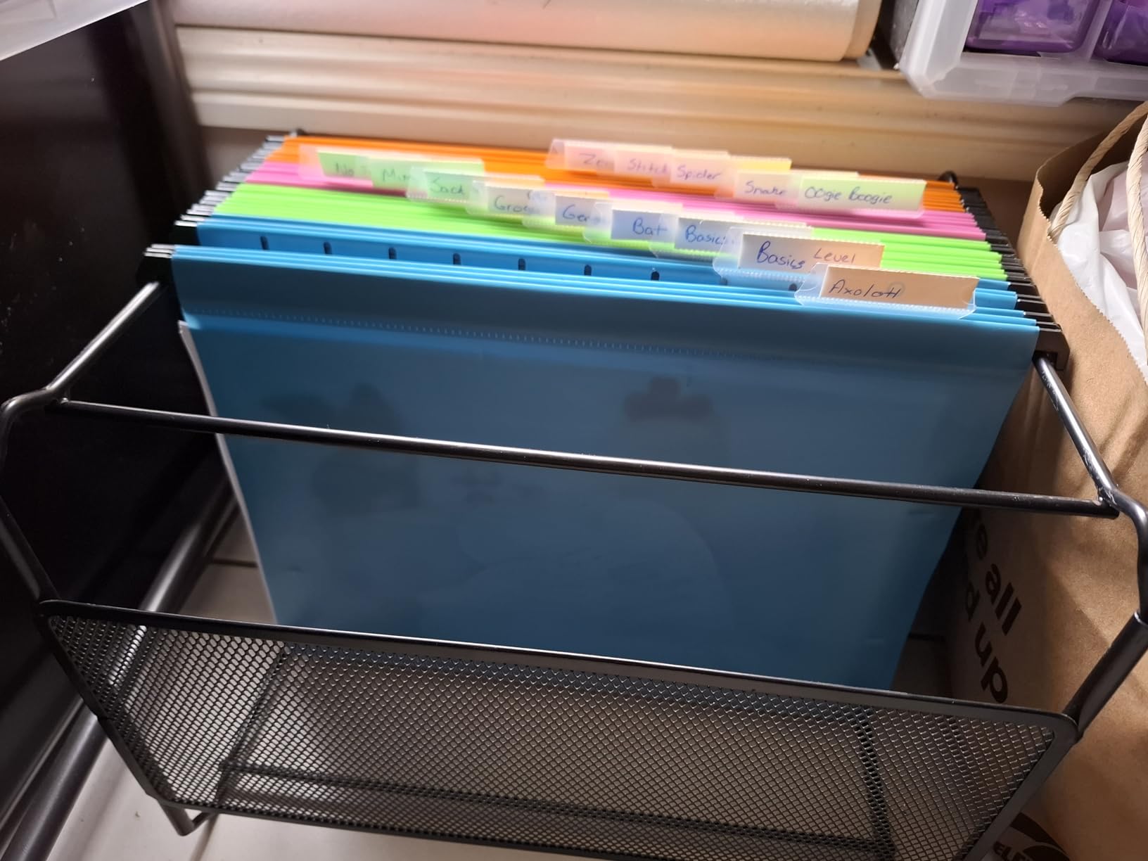 MerryNine Set of Suspension Files and Frame, 15PCS A4 Suspension Files ...