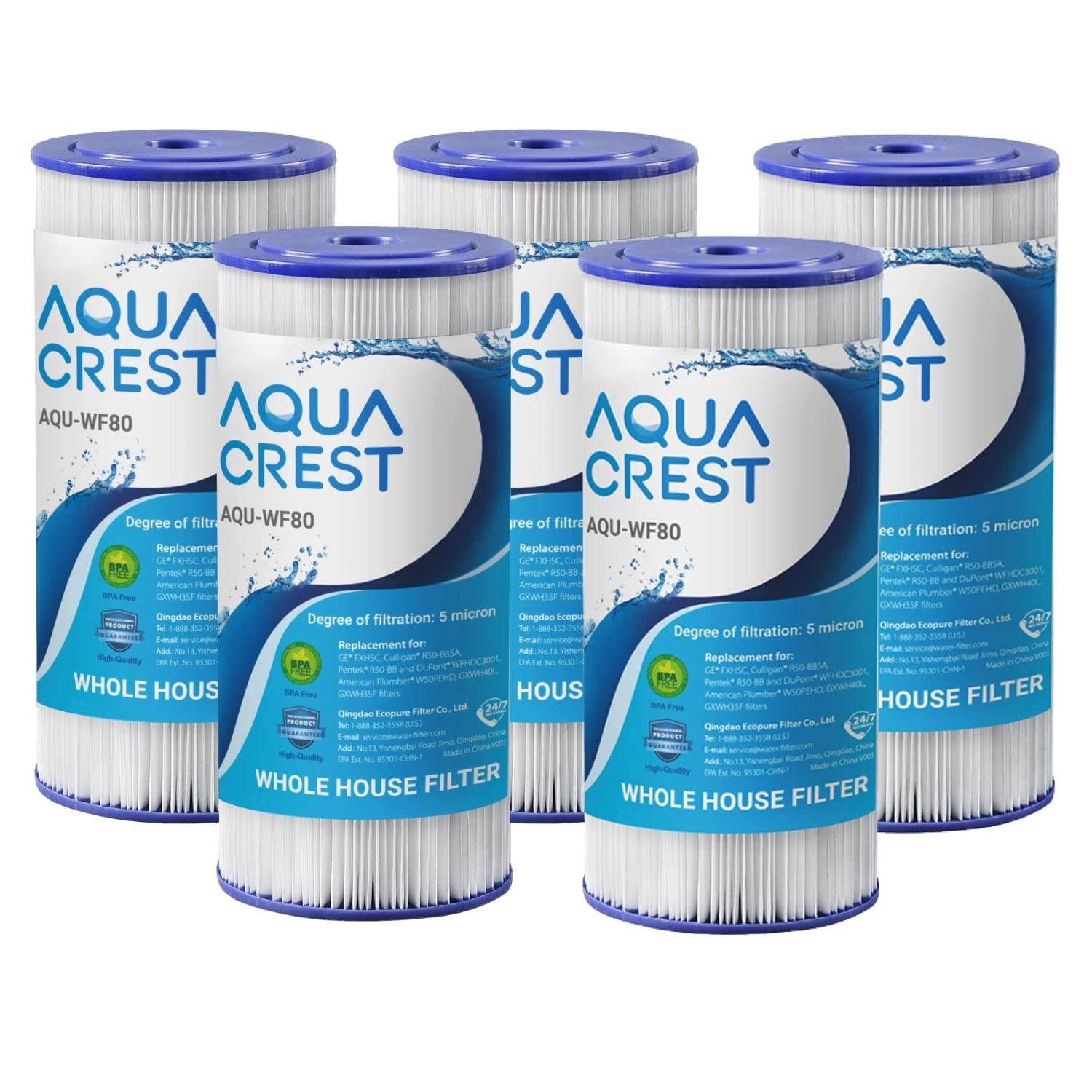 Amazon.com: AQUACREST FXHSC Whole House Water Filter, Replacement for ...