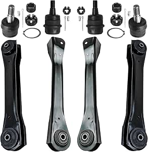 Amazon.com: Detroit Axle - 8pc Front End Control Arms Kit for Jeep 2000 2001 Cherokee, 4 Lower ...