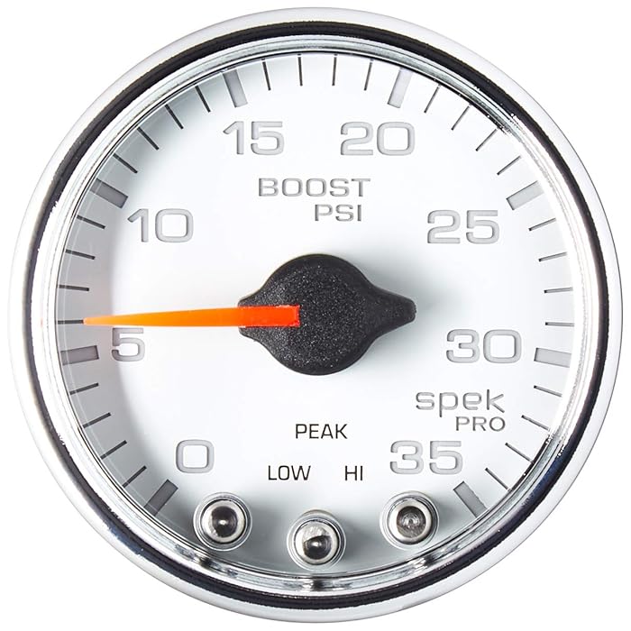 Buy Auto Meter P30311 Gauge Boost (Spek-Pro 2 1/16", 35Psi, Stepper ...