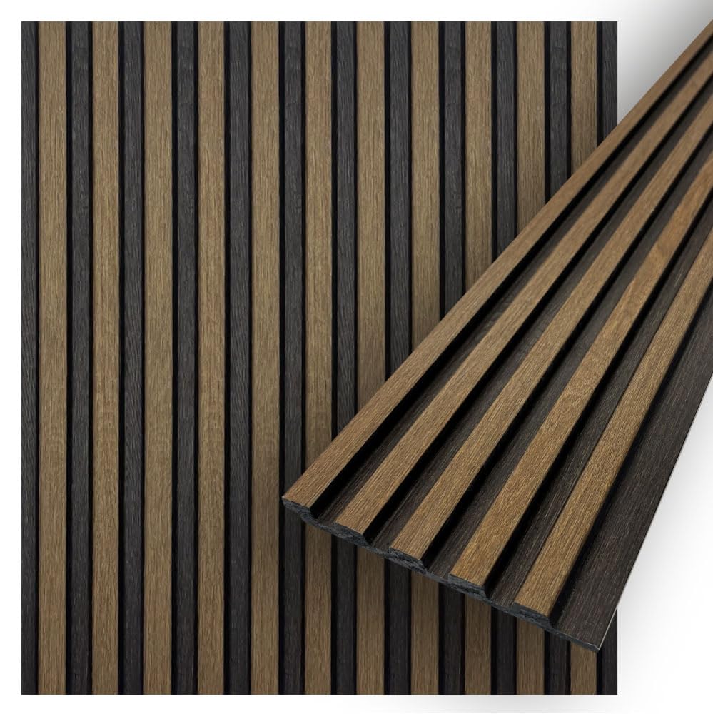 Amazon.com: Concord 3D Wall Panels | Wall Decor Wood from PVC - Walnut ...