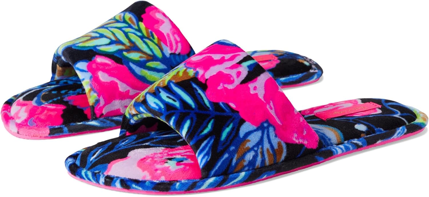 Amazon.com | Lilly Pulitzer Maritime Slipper for Women - Open Toe ...