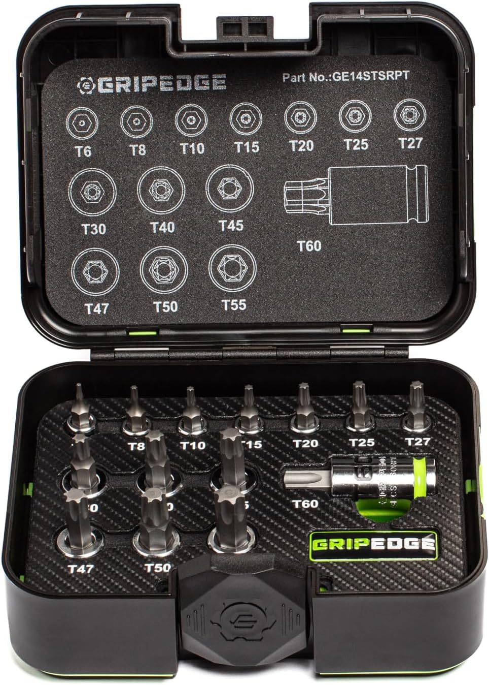 GRIPEDGE Tools | 14PC G-FORS Extractor Set | Sizes #1 - #7 | Left Hand ...