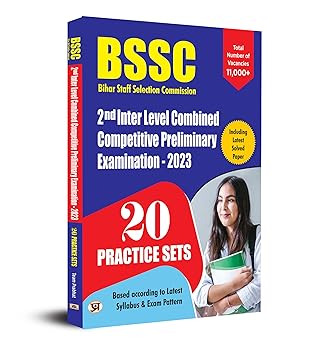 Bssc Inter Level Combined Competitive Examination 20 Practice Sets with ...