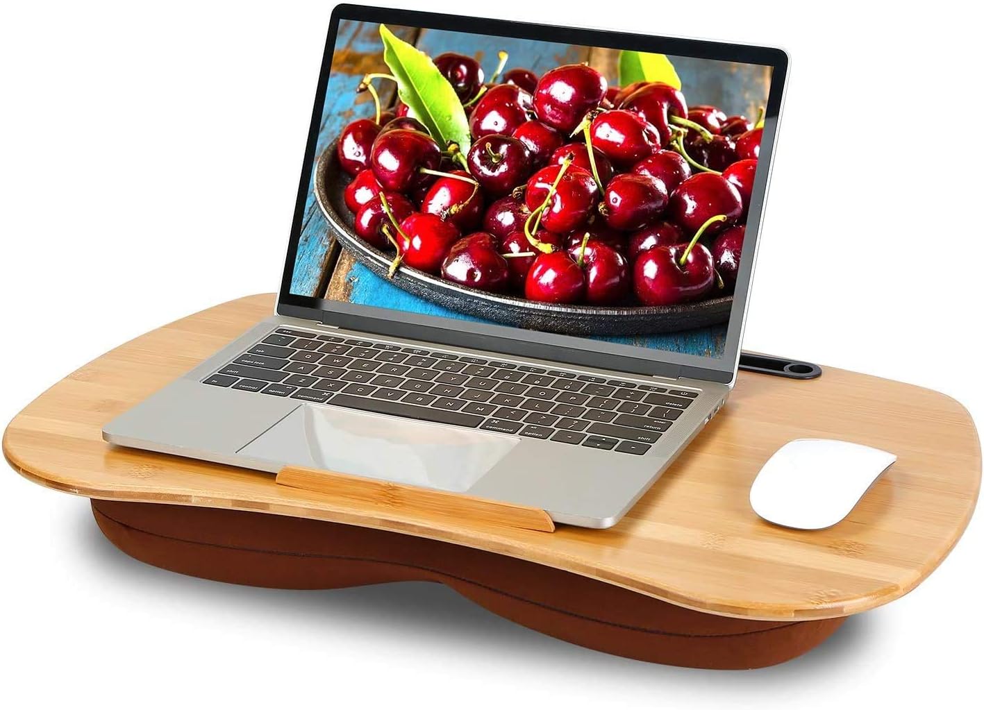 CANWAY Portable Laptop Lap Desk with Soft Wrist Pad and Handy Storage ...