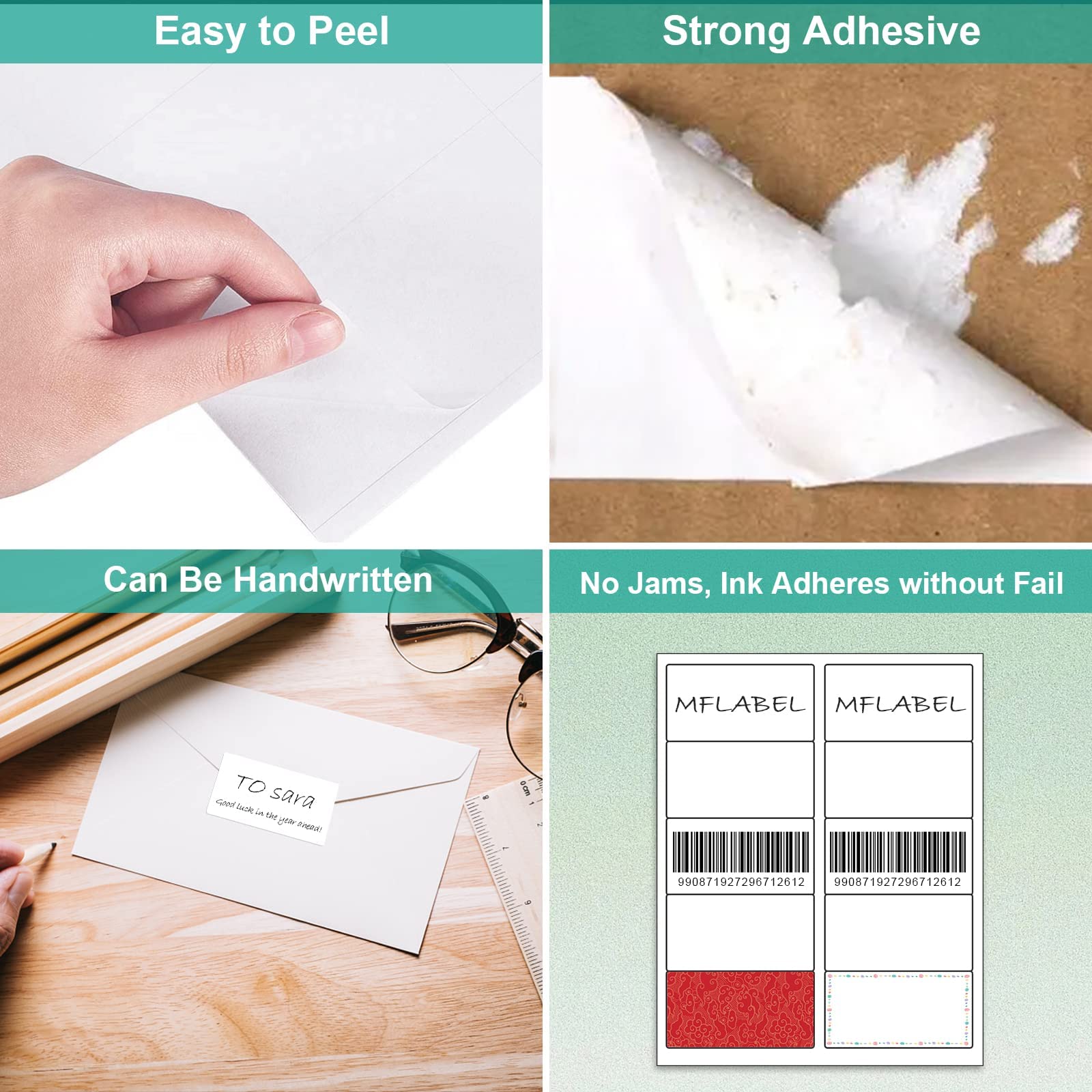 Snapklik.com : MFLABEL 10-UP 200 Sheets Internet Mailing Shipping ...