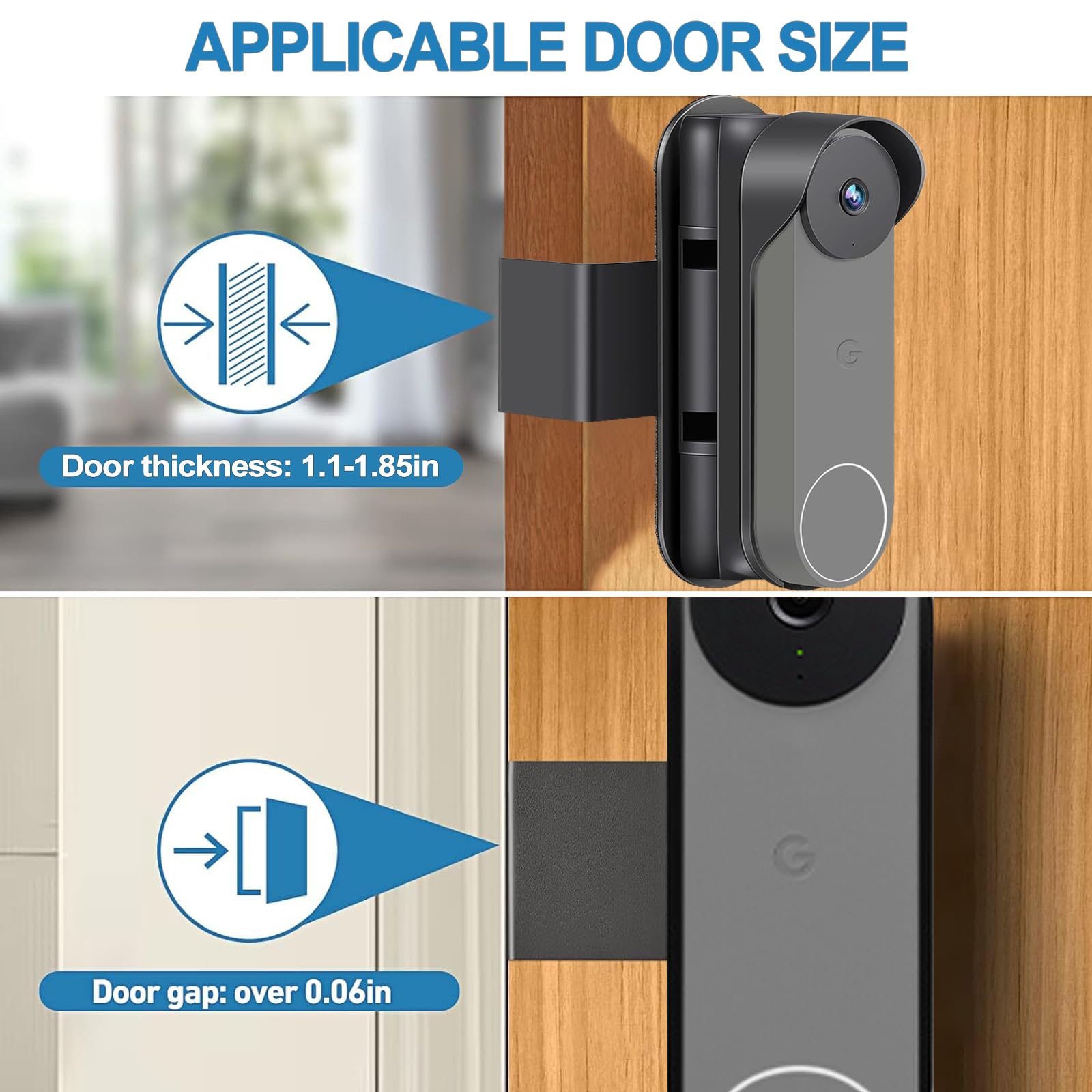 Snapklik.com : Horizontal Adjustable Mount For Google Nest Doorbell