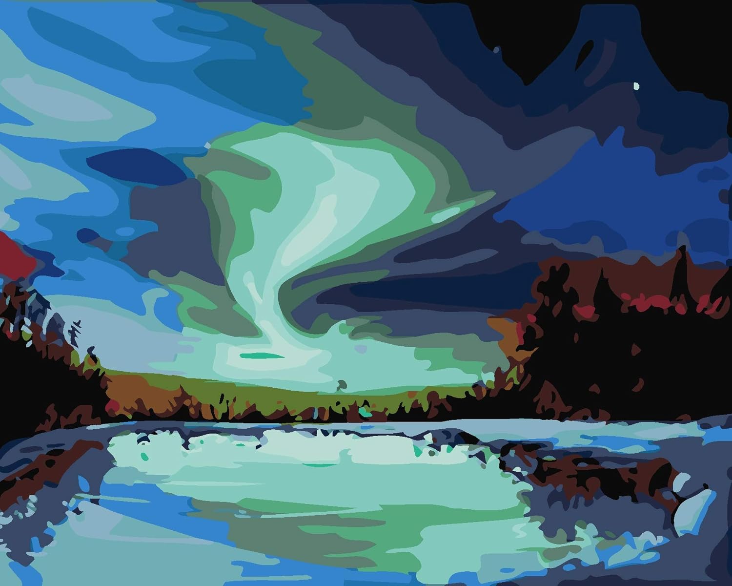 1qaz2wsx3edc DIY Oil Painting Crafts Graphy Paint by Number Acrylic ...