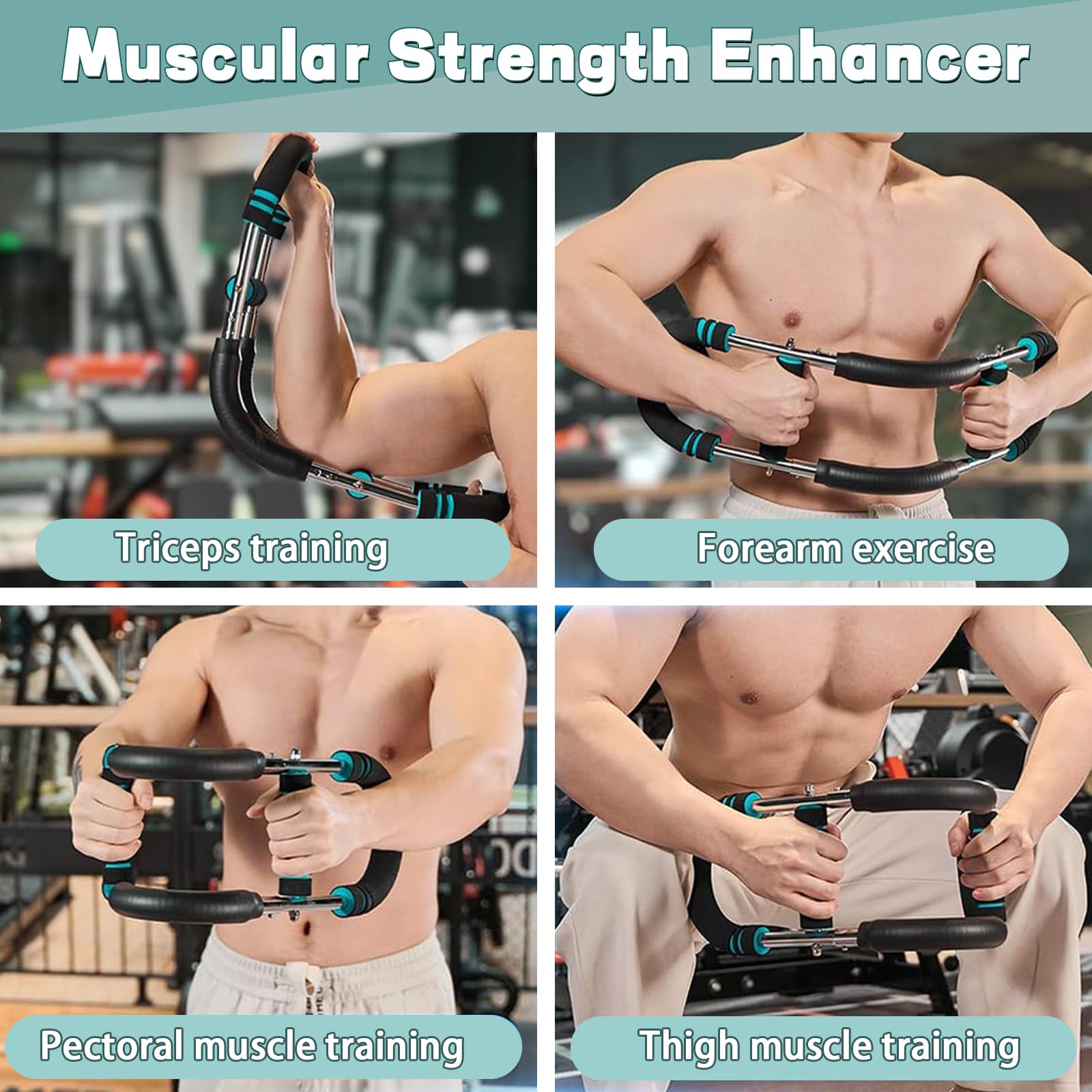 Chest Expander Arm Exercise Equipment Adjustable Twister Arm Trainer ...