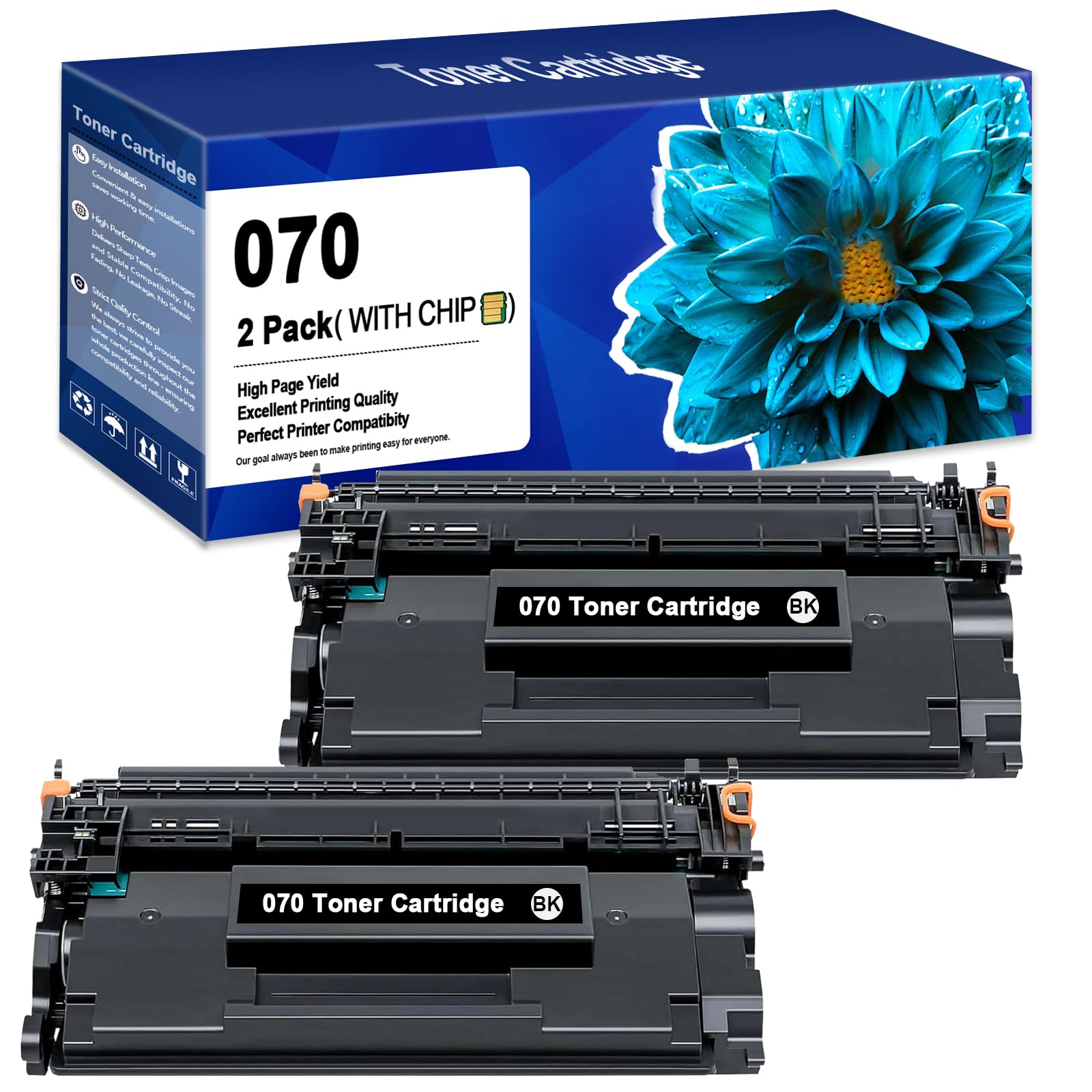 Amazon.com: 070 Toner Cartridge 070 Black Toner Cartridge Compatible ...
