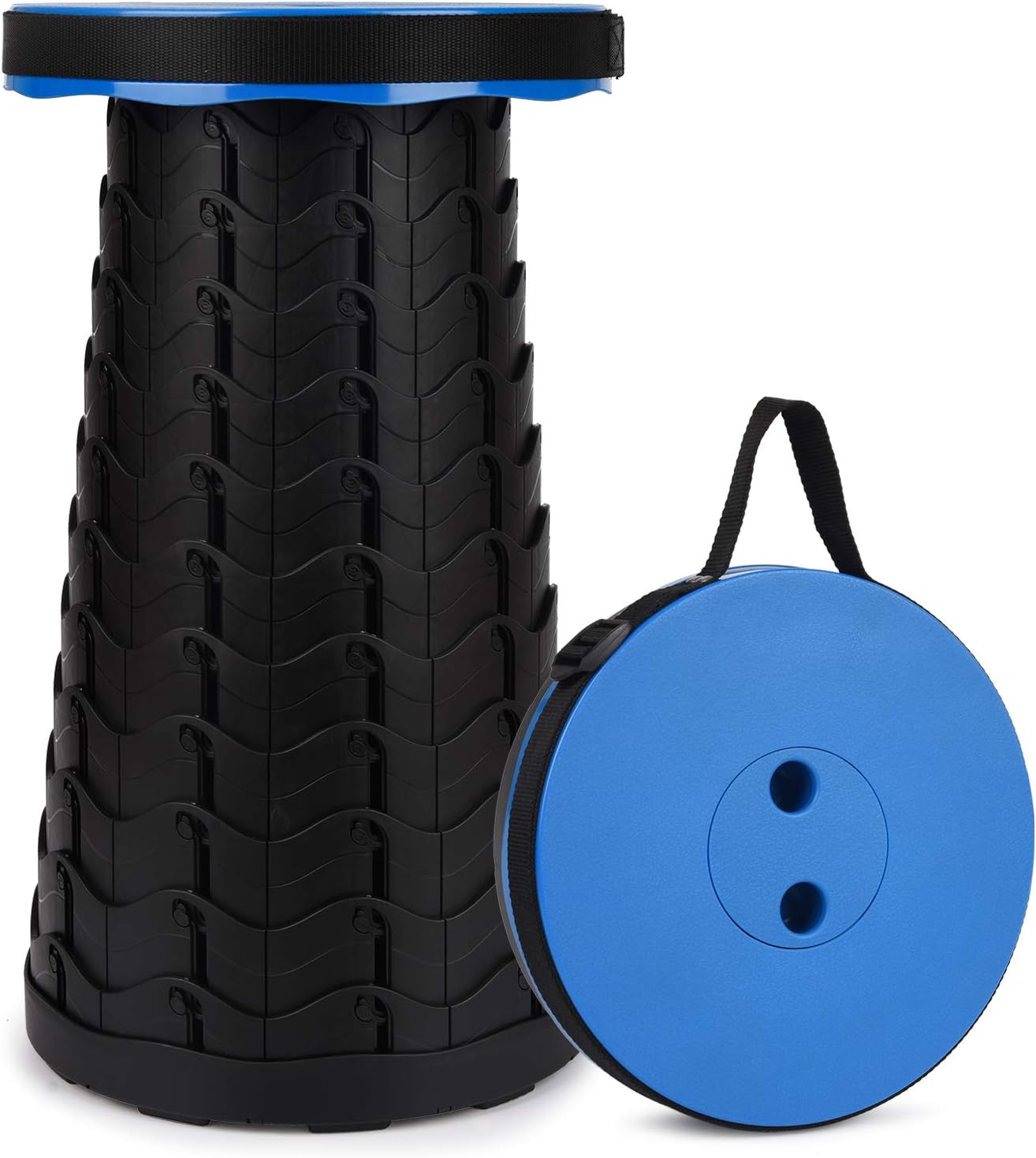 Amazon.com: Collapsible Telescoping Portable Stool for Adults, Camping ...