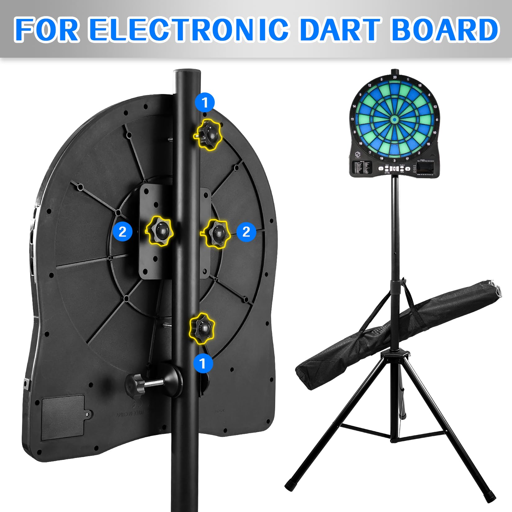 Snapklik.com : Dartboard Stand,Professional Dart Board Holder, 4KG Duty ...
