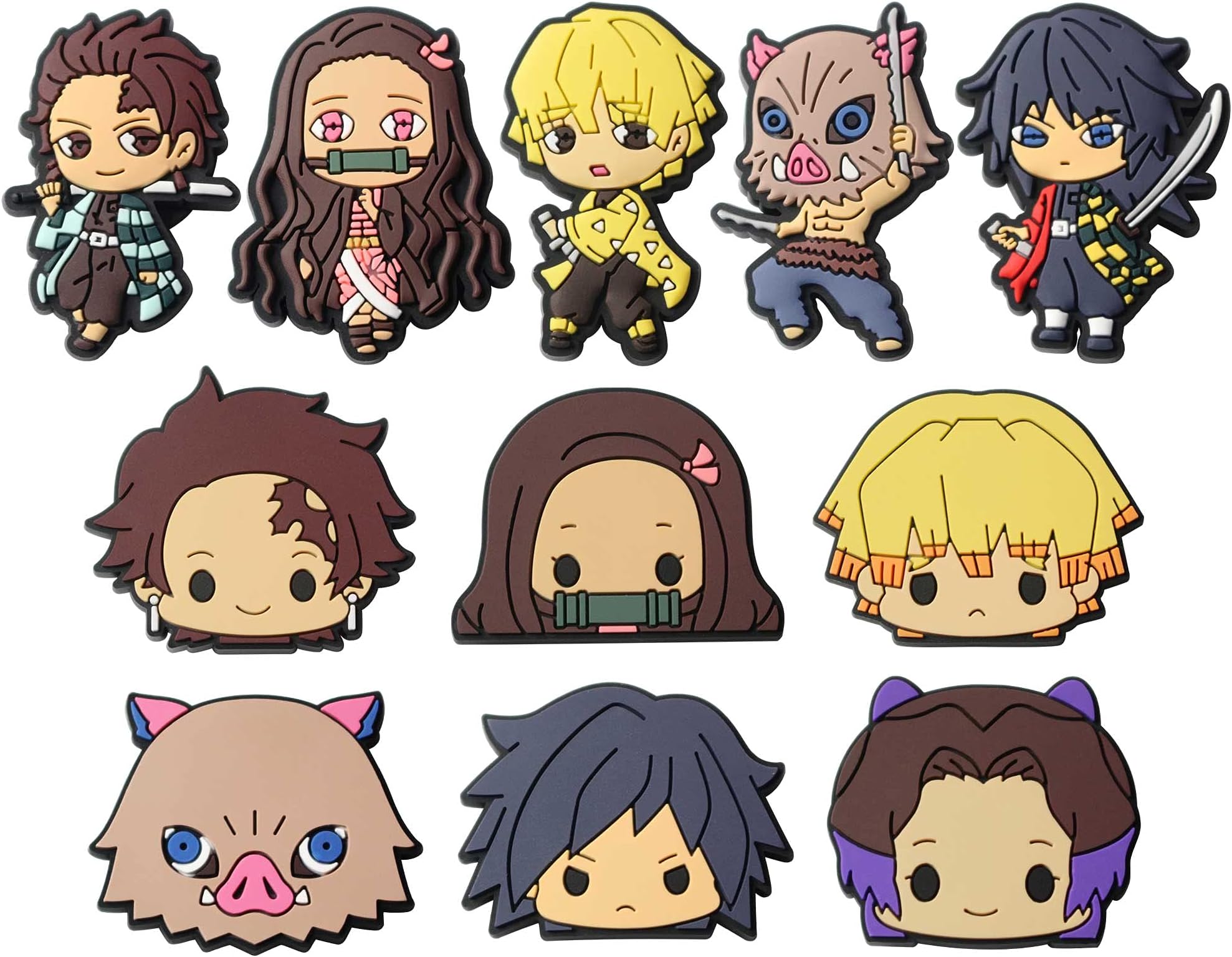 Amazon.com: Indorasen 24 Anime Characters Monkey D Luffy Fridge Magnets ...