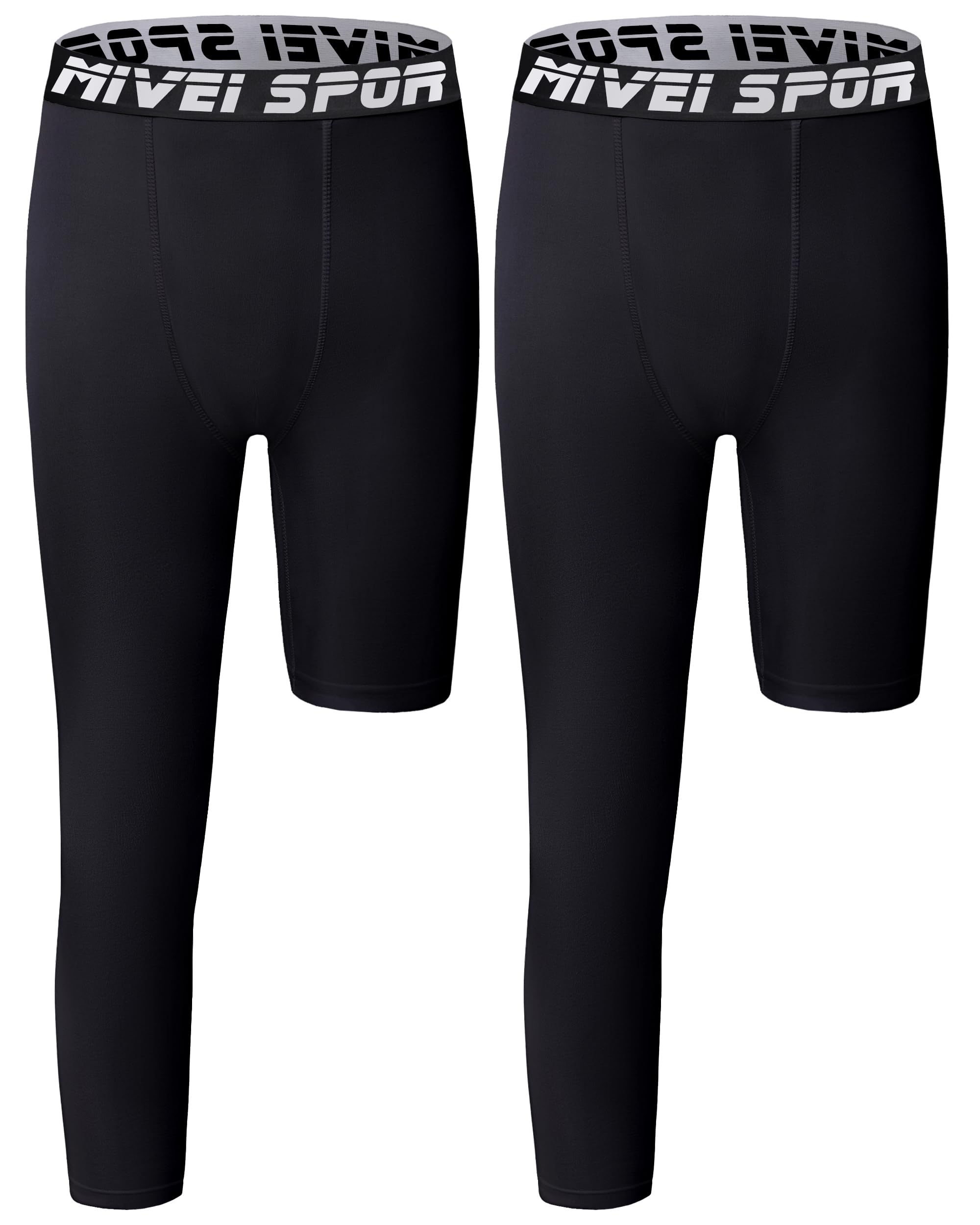 Snapklik.com : Youth Boys One Leg Compression Pants For Basketball ...