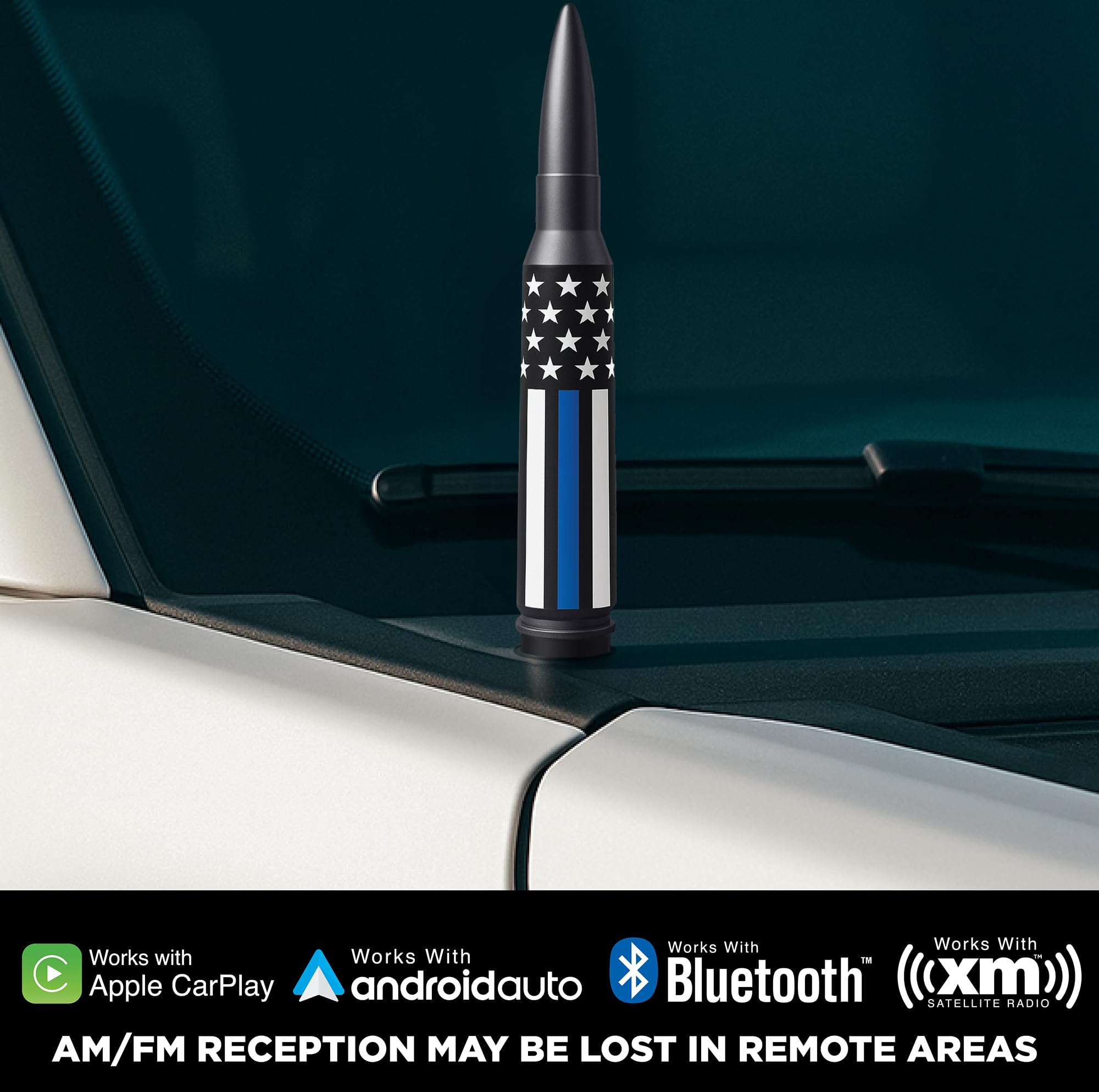 Snapklik.com : EcoAuto Badass Bullet Antenna Replacement For Dodge Ram ...