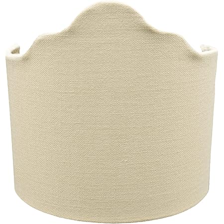 Upgradelights Wall Sconce Clip on Shield Lamp Shade Half Shade Natural ...
