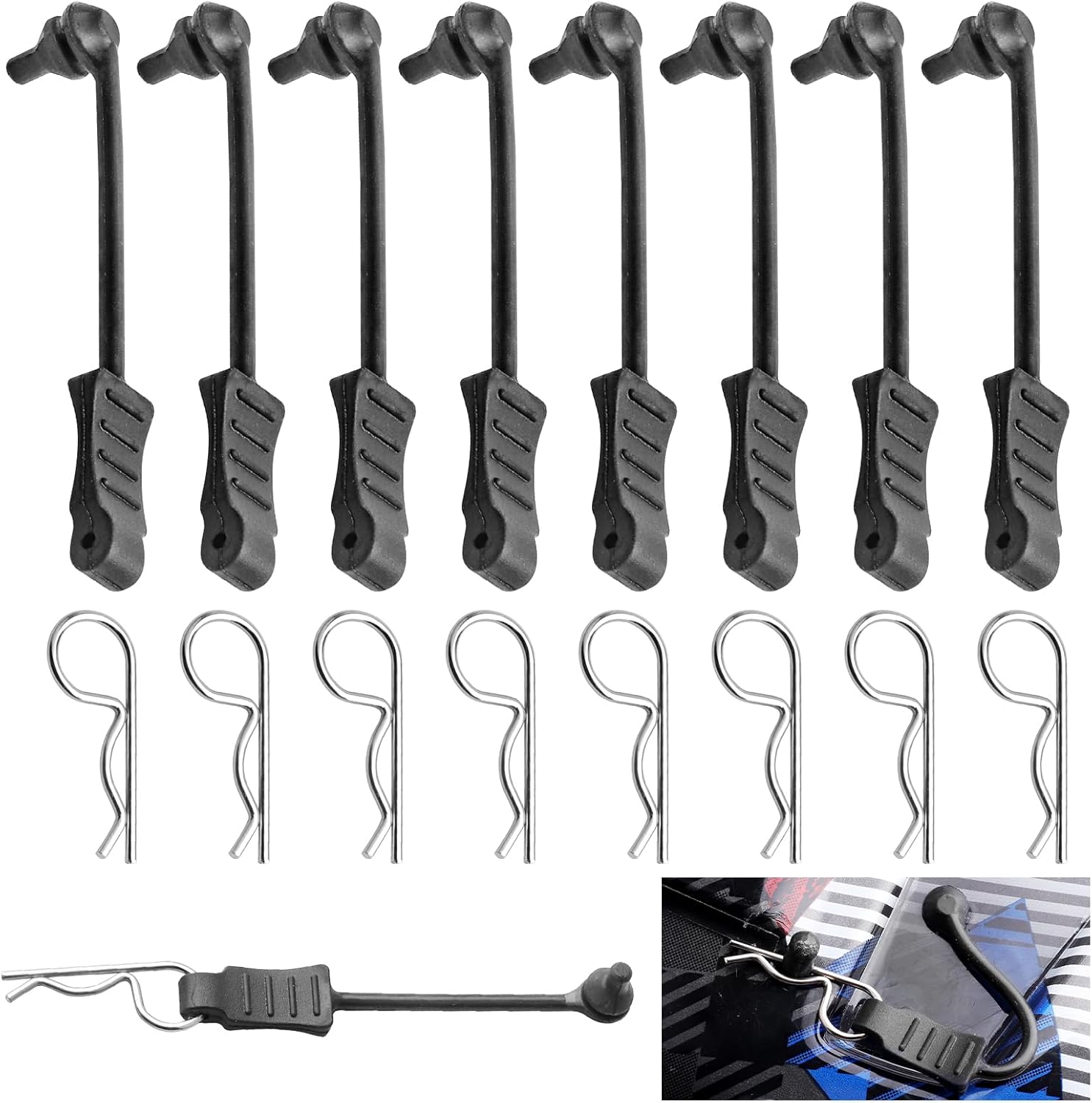 Amazon.com: 20pcs HobbyPark Universal RC Car Body Clips and Retainer ...