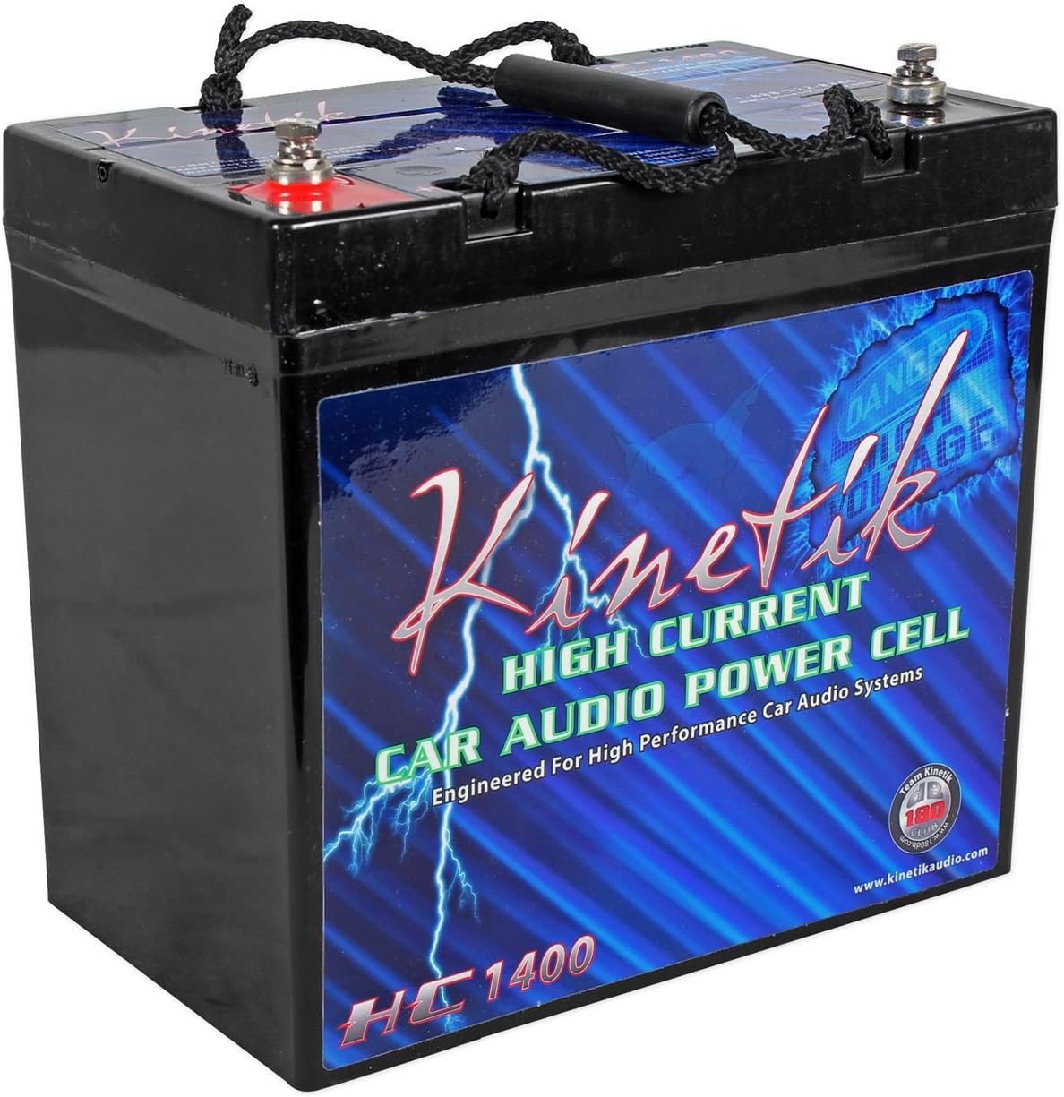 Amazon.com: Kinetik HC1400B Black Series 12 Volt High Current ...