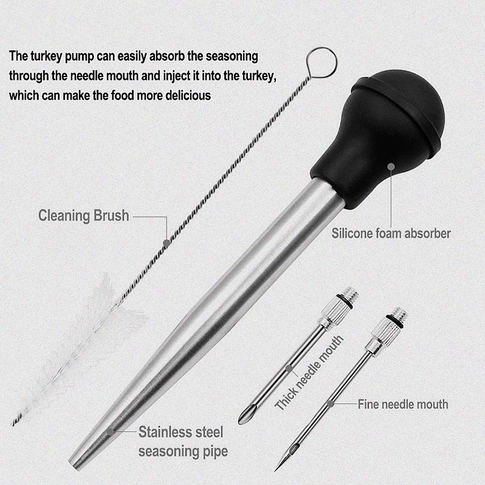 Best Meat Marinade Injection Kit Turkey Baster & Marinade Injector Kit ...