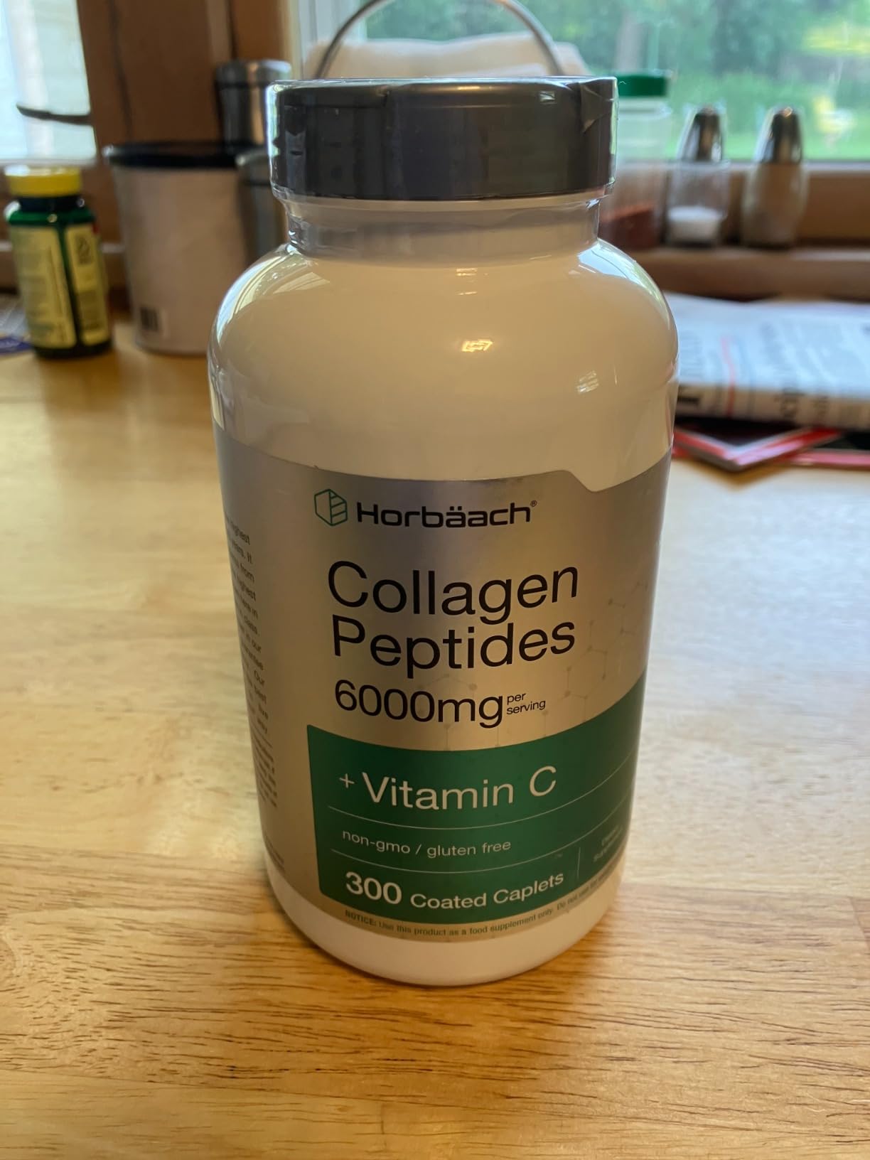 Amazon.com: Horbaach Collagen Peptides 6000mg | 300 Caplet Pills | with ...