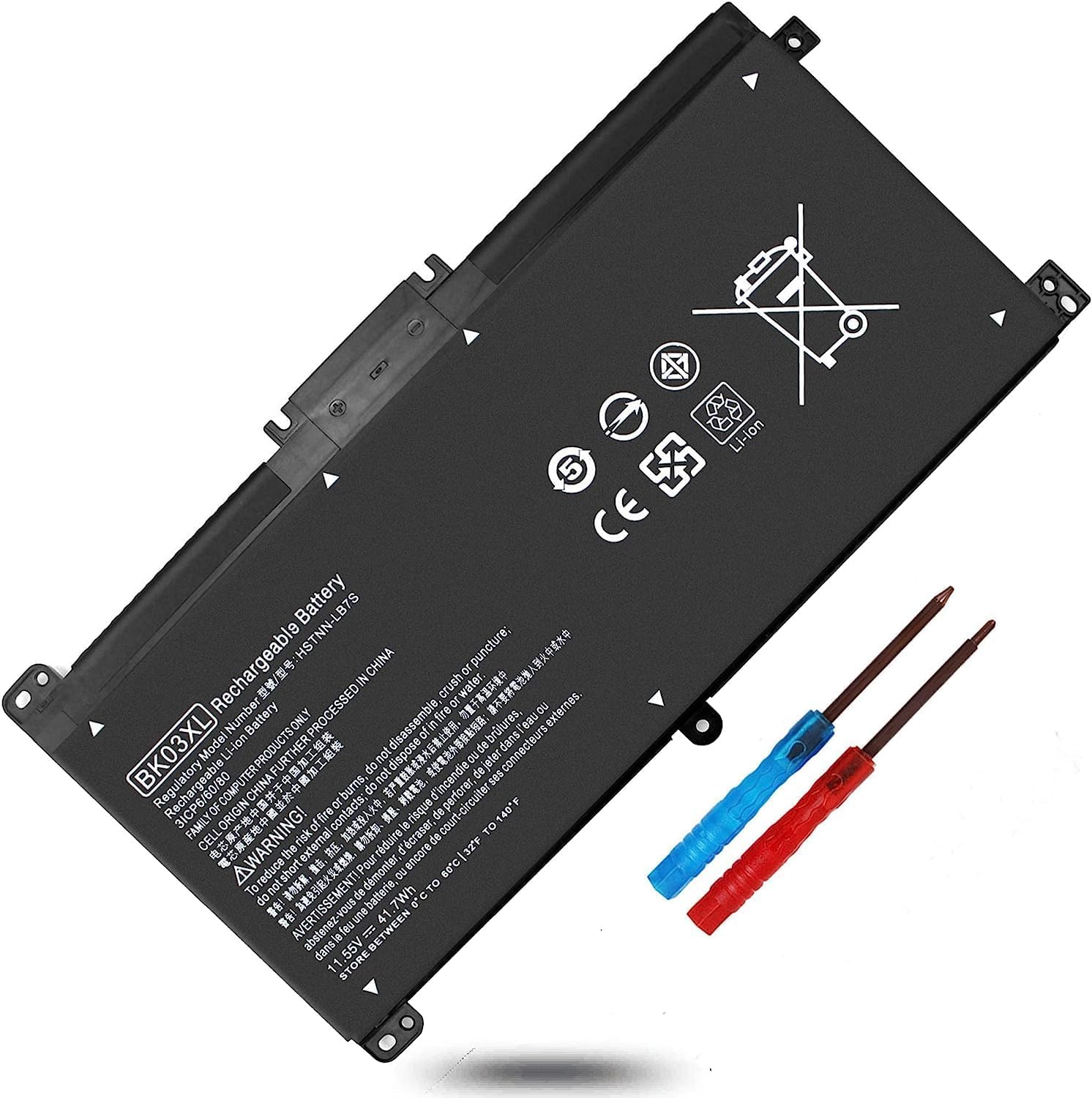Amazon.com: 41.7Wh BK03XL Laptop Battery for HP Pavilion X360 ...
