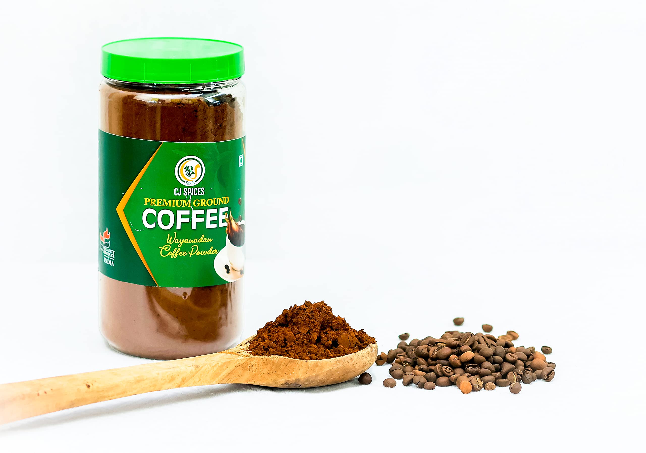 CJ Farms - Wayanad Coffee Powder 450g Pack : Amazon.in: Grocery ...