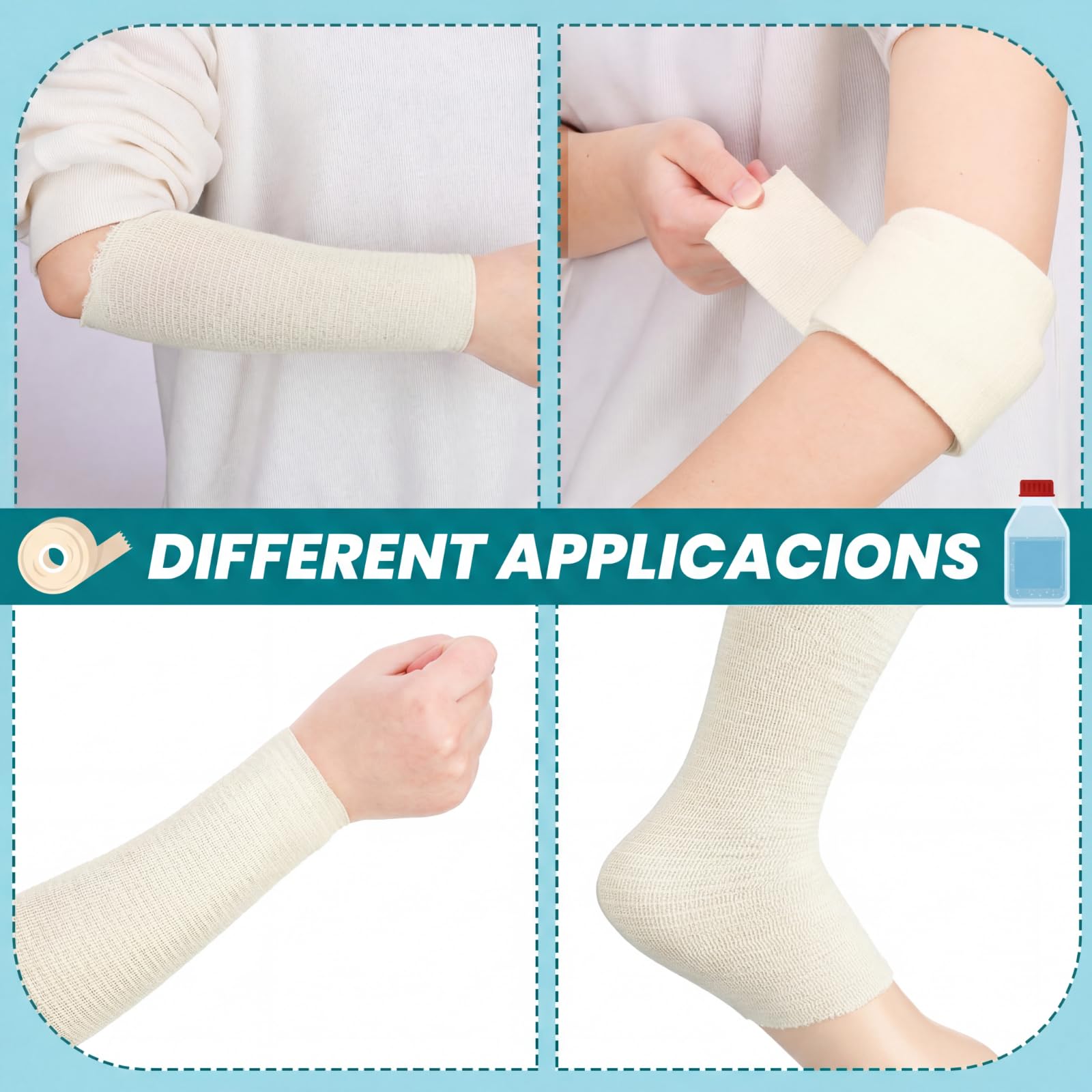 Snapklik.com : Tondiamo Cotton Tubular Stockinette Gauze Roll Tubular ...
