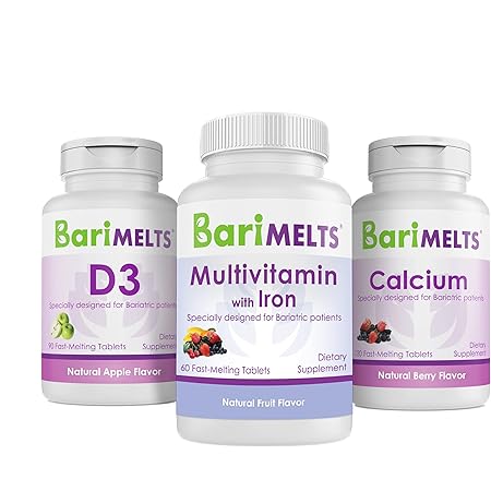 Amazon.com: BariMelts Immunity Bundle - Multivitamin with Iron, Calcium ...