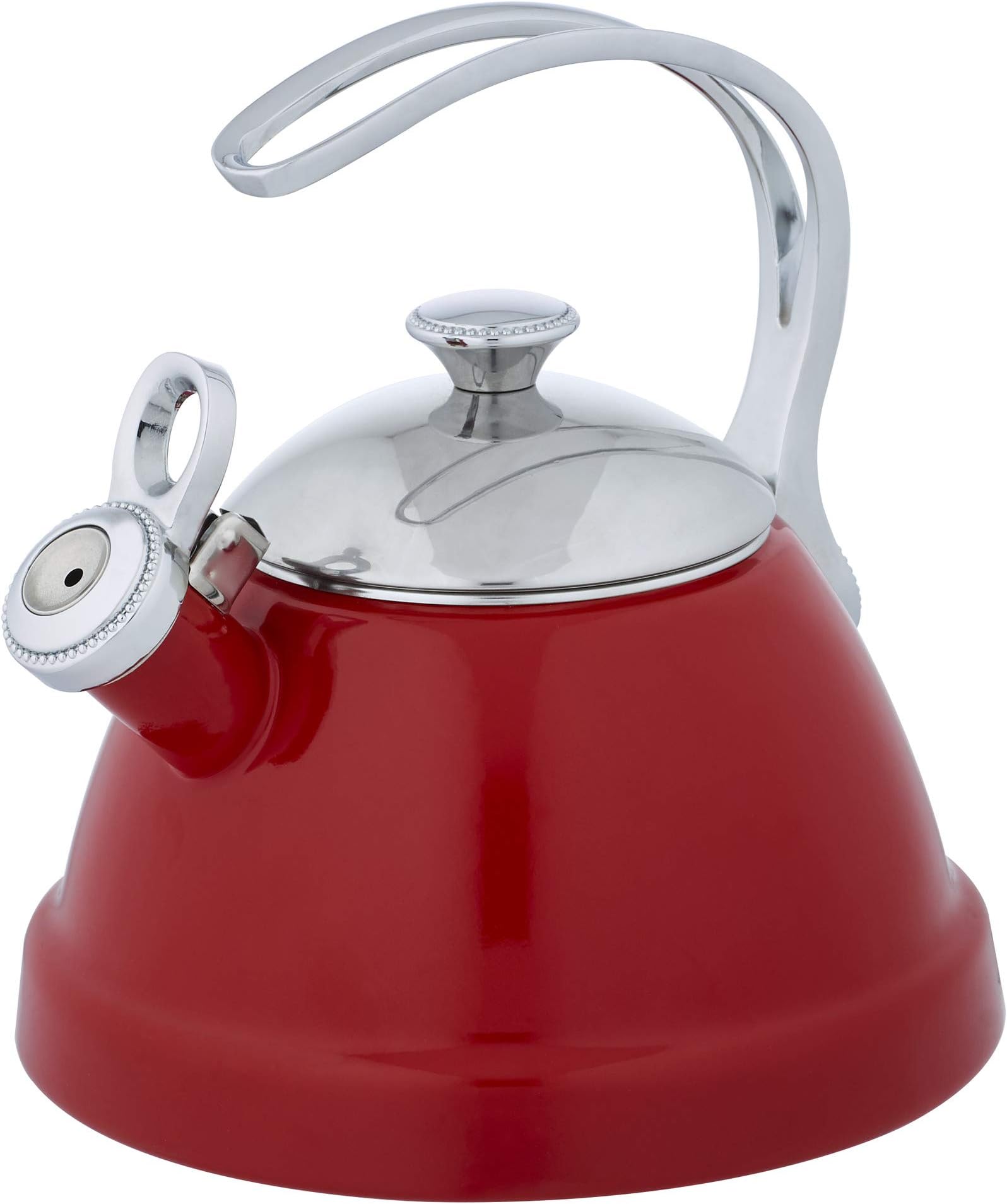 Amazon.com: Alessi 2.09-qt. Steel Bottom Water Tea Kettle: Teakettles ...
