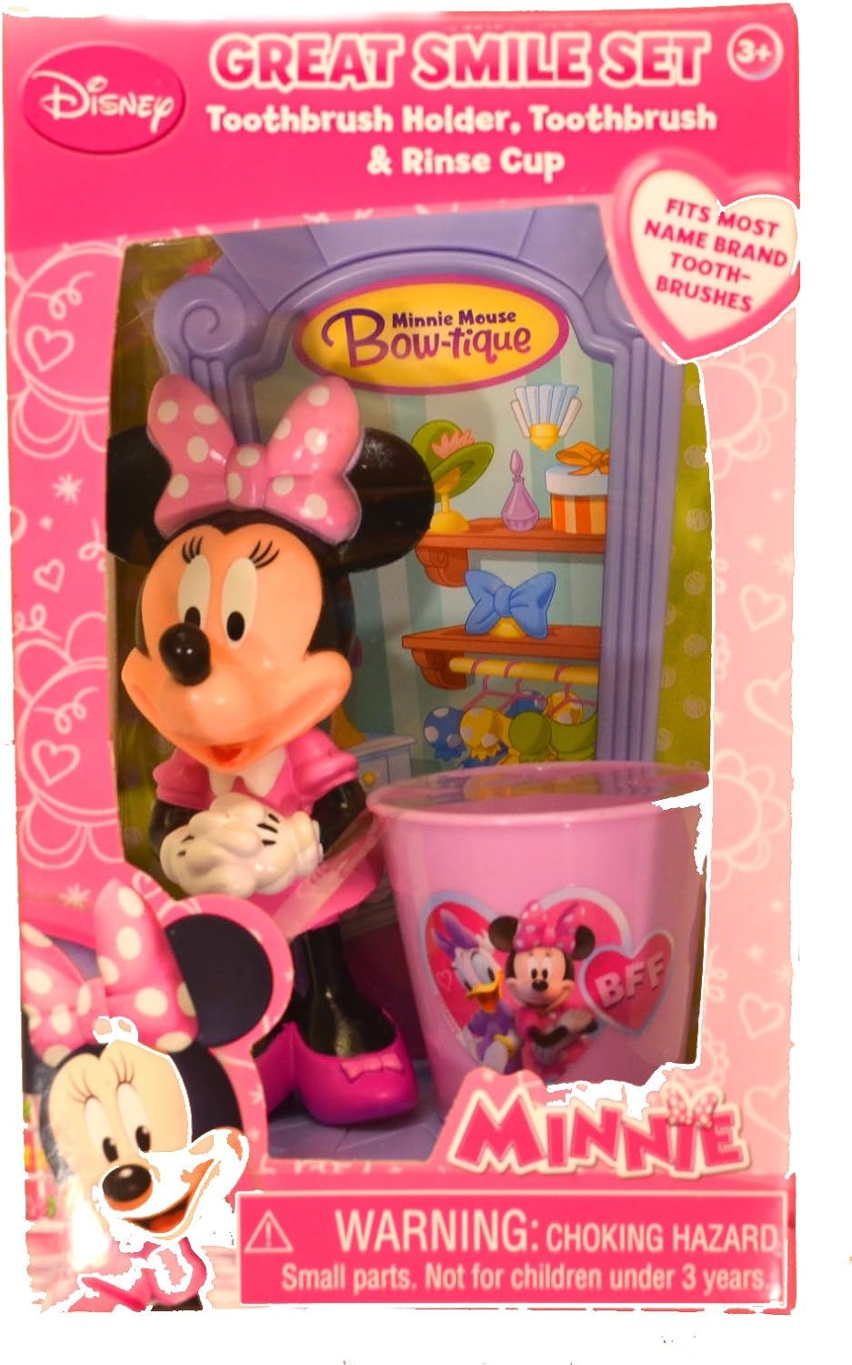 Disney Minnie Mouse Great Smile Toothbrush Gift Set - Includes ...
