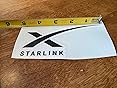 Amazon.com - Space X Starlink Logo Sticker Bumper Sticker Vinyl Decal 5"
