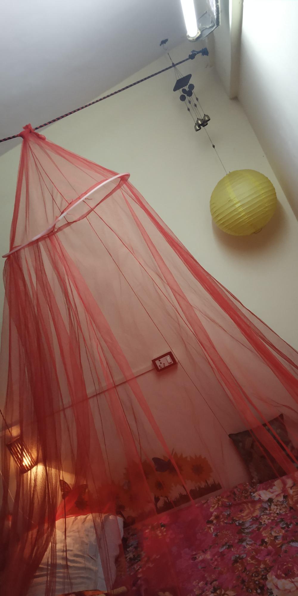 Creative Textiles Ceiling Hanging Mosquito Net I Machardani for Double ...
