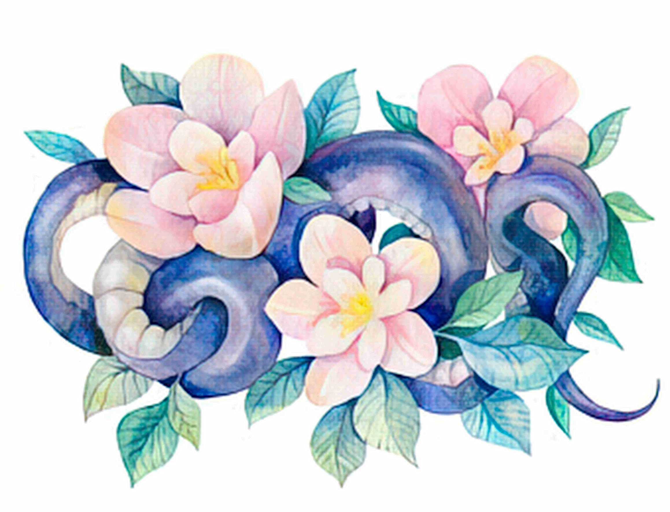 Magnolia Flower Chest Tattoo