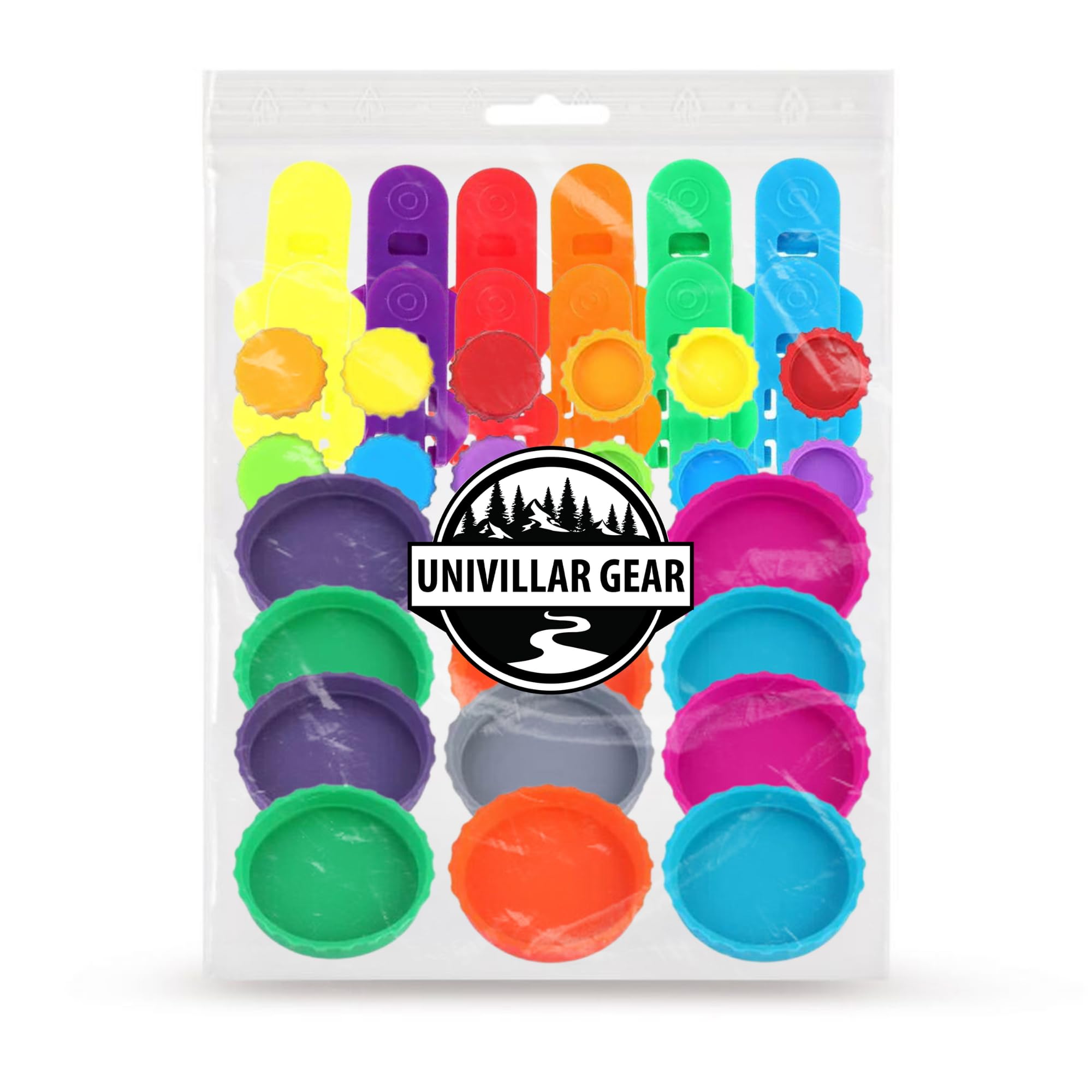 Silicon Beer Caps, Can Covers and Can Opener Bundle. Includes 12 Can ...