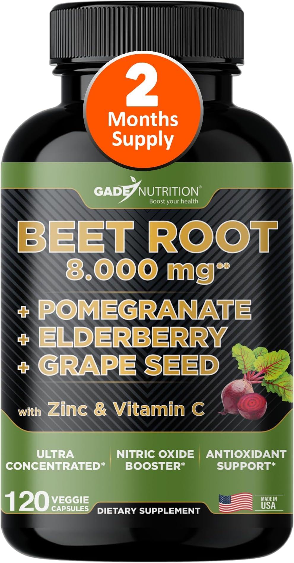 Amazon.com: Beet Root Powder Capsules 20x Concentrated 8000mg Extra ...